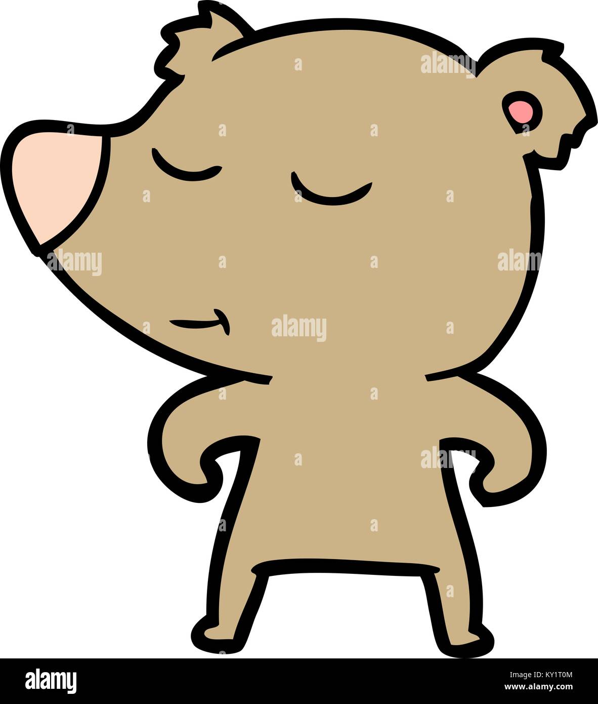 bear cartoon character Stock Vector Image & Art - Alamy