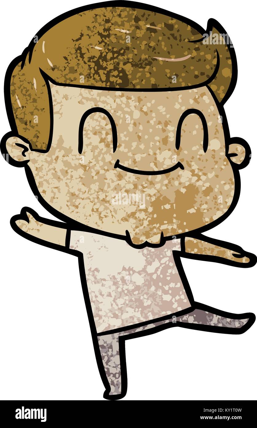 cartoon happy man Stock Vector Image & Art - Alamy