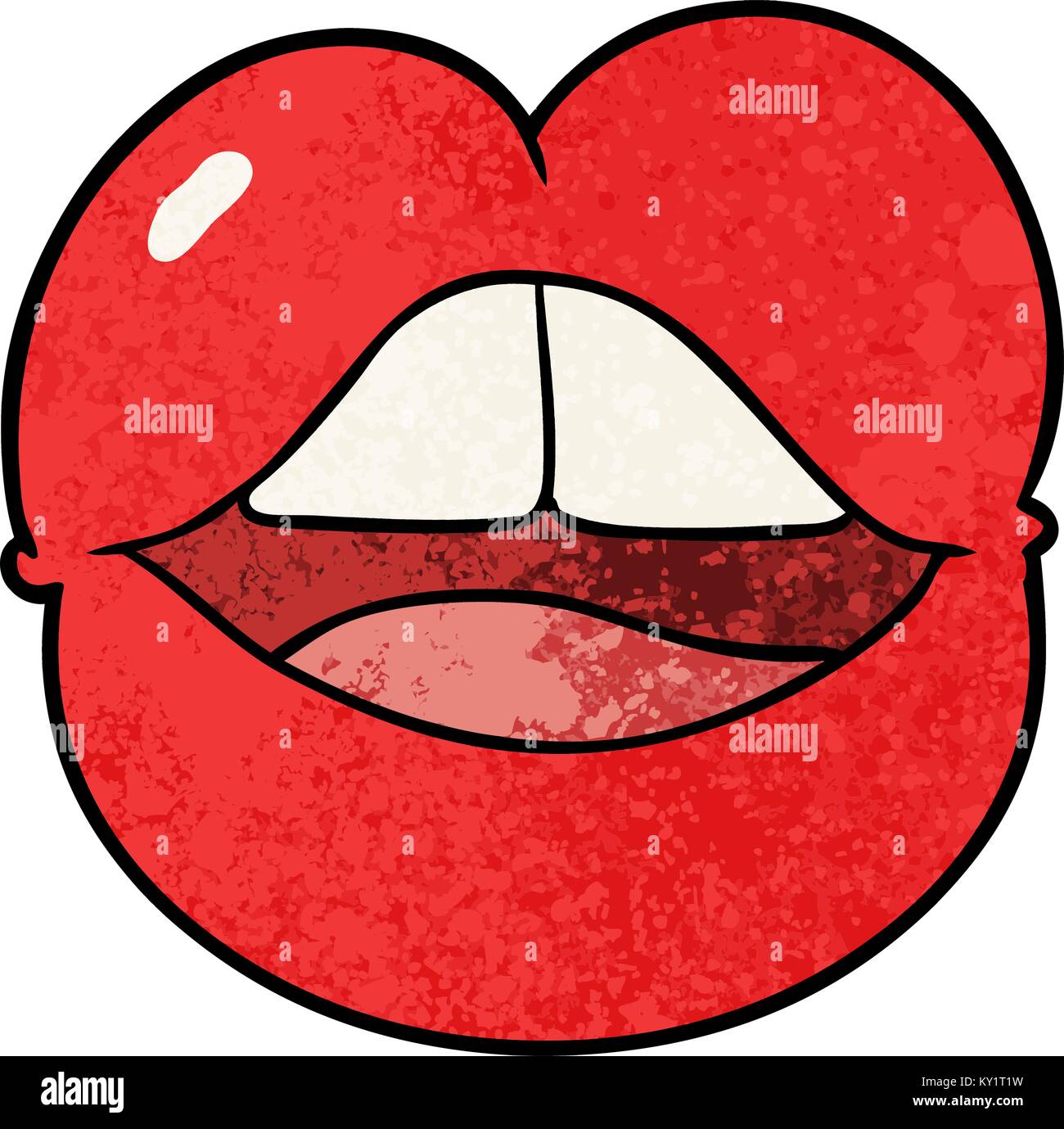Lips pout kiss Stock Vector Images - Alamy
