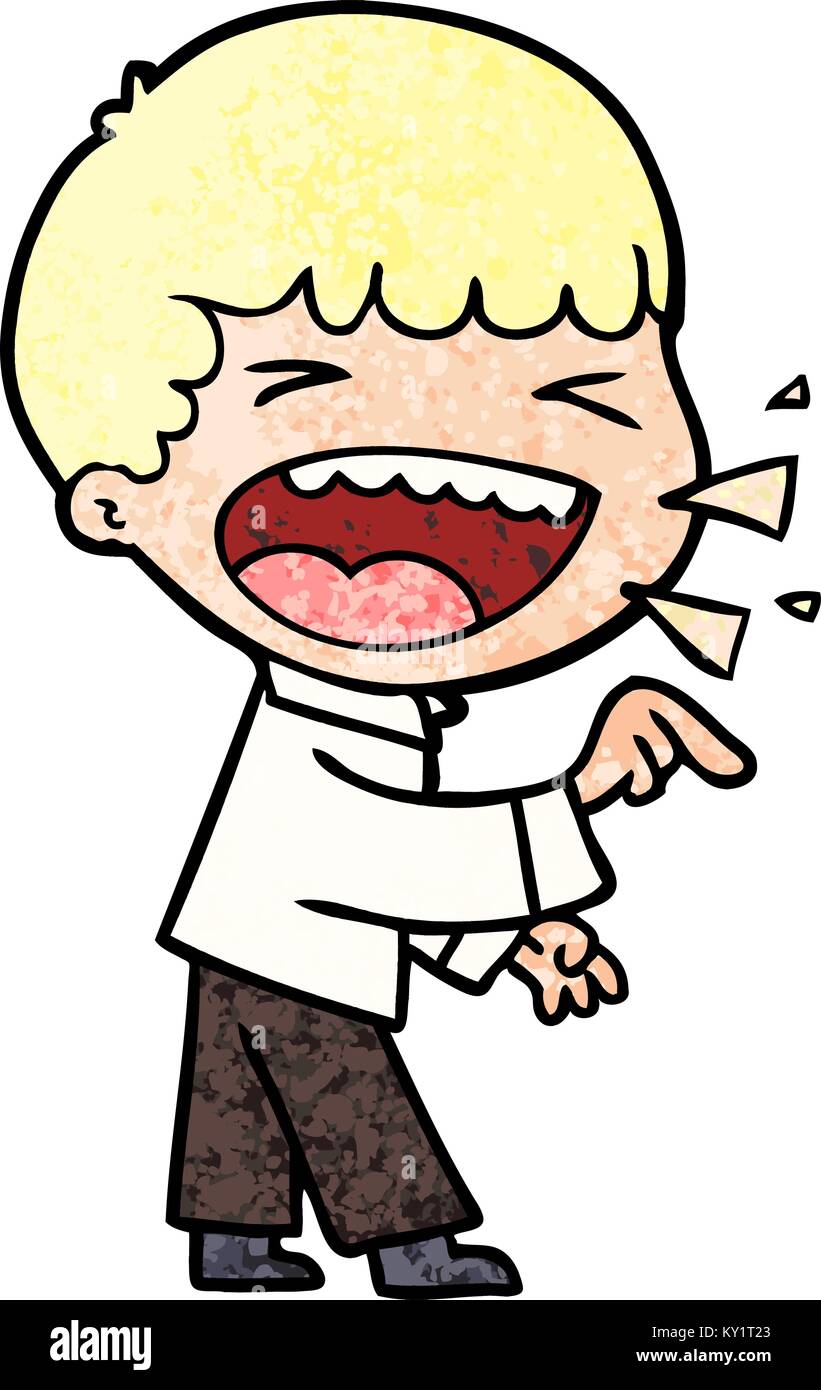 cartoon laughing man Stock Vector Image & Art - Alamy