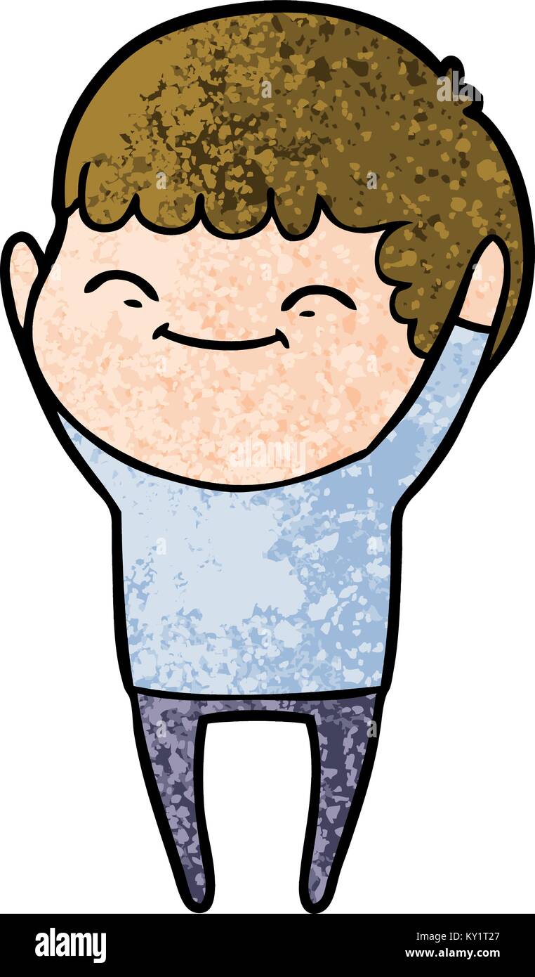 cartoon smiling boy Stock Vector Image & Art - Alamy