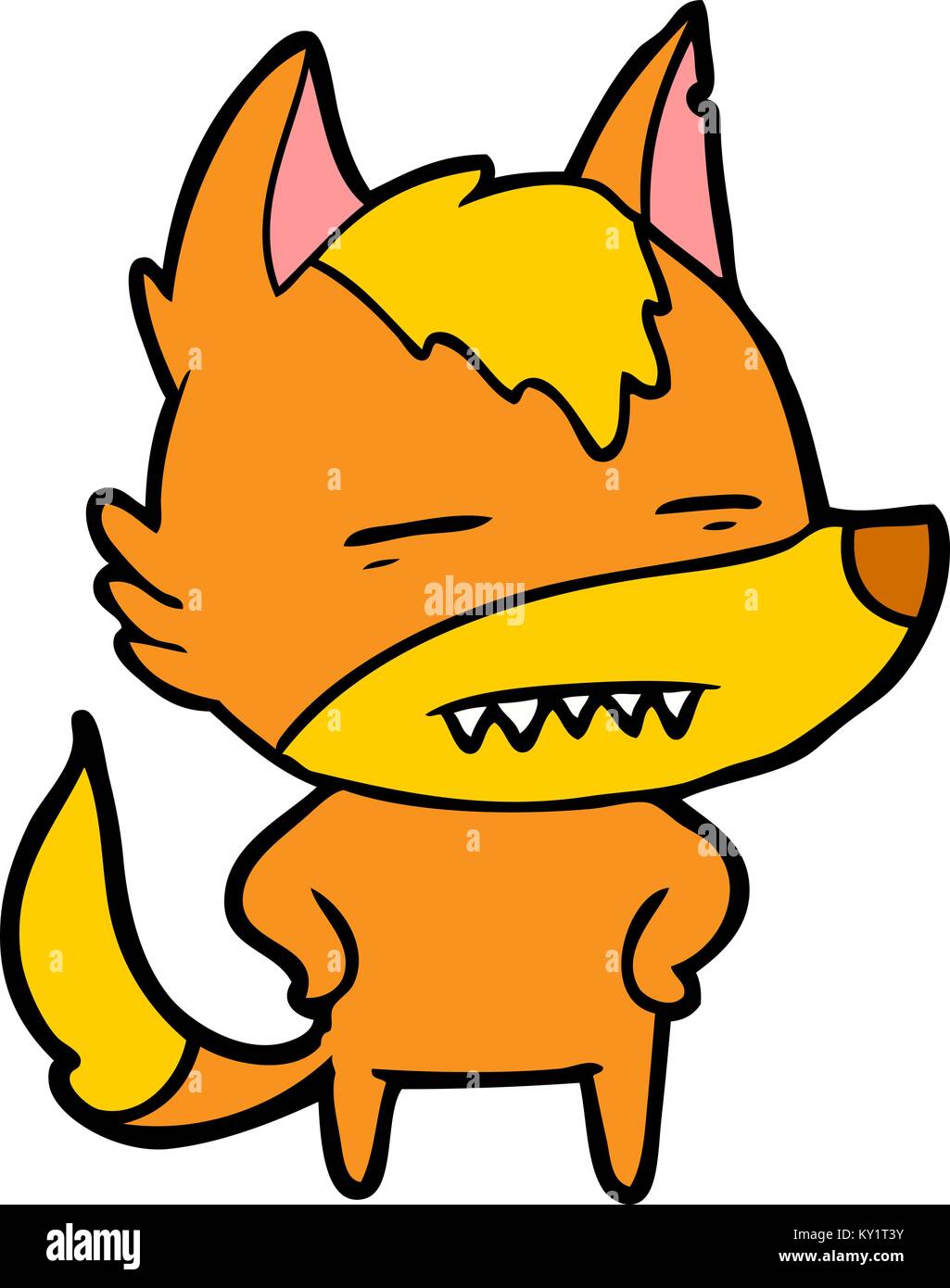 fox cartoon character Stock Vector Image & Art - Alamy