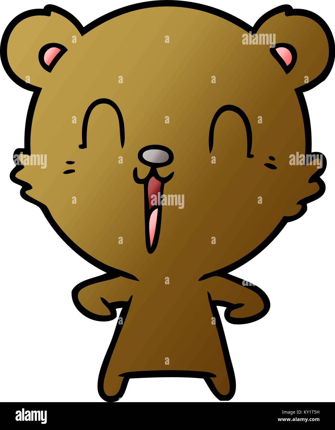 bear cartoon character Stock Vector Image & Art - Alamy