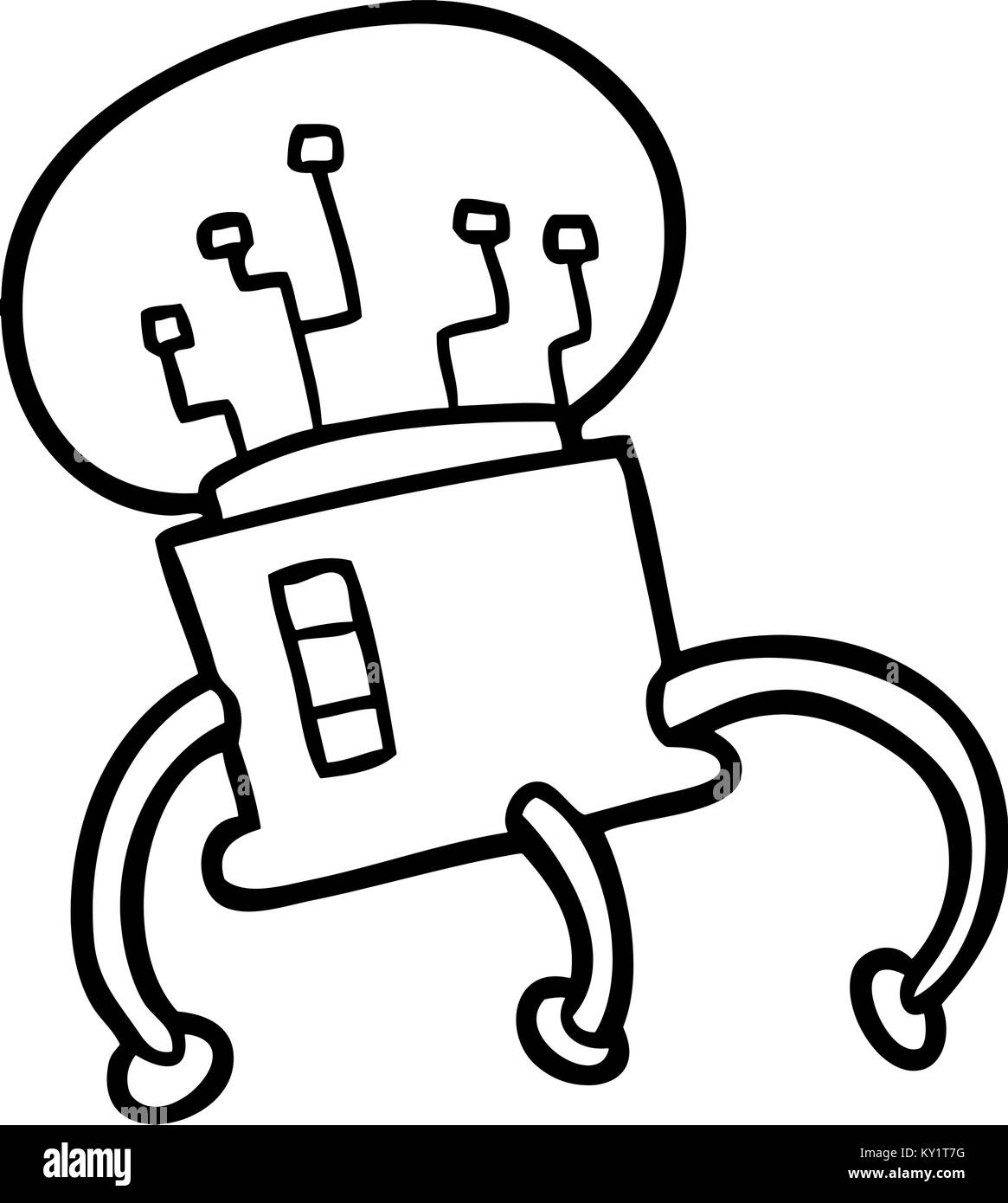 cartoon brain machine Stock Vector Image & Art - Alamy