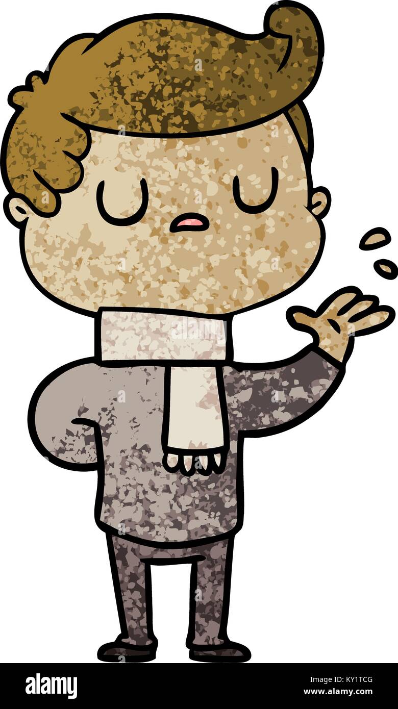 cartoon aloof man Stock Vector Image & Art - Alamy