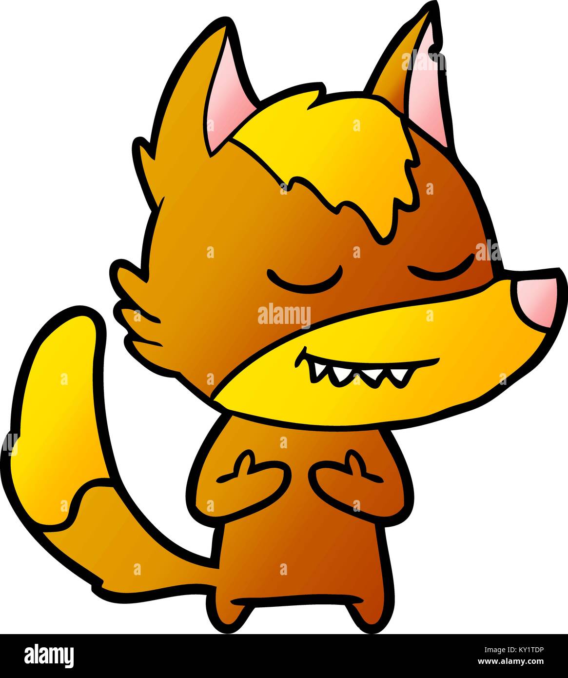 fox cartoon character Stock Vector Image & Art - Alamy