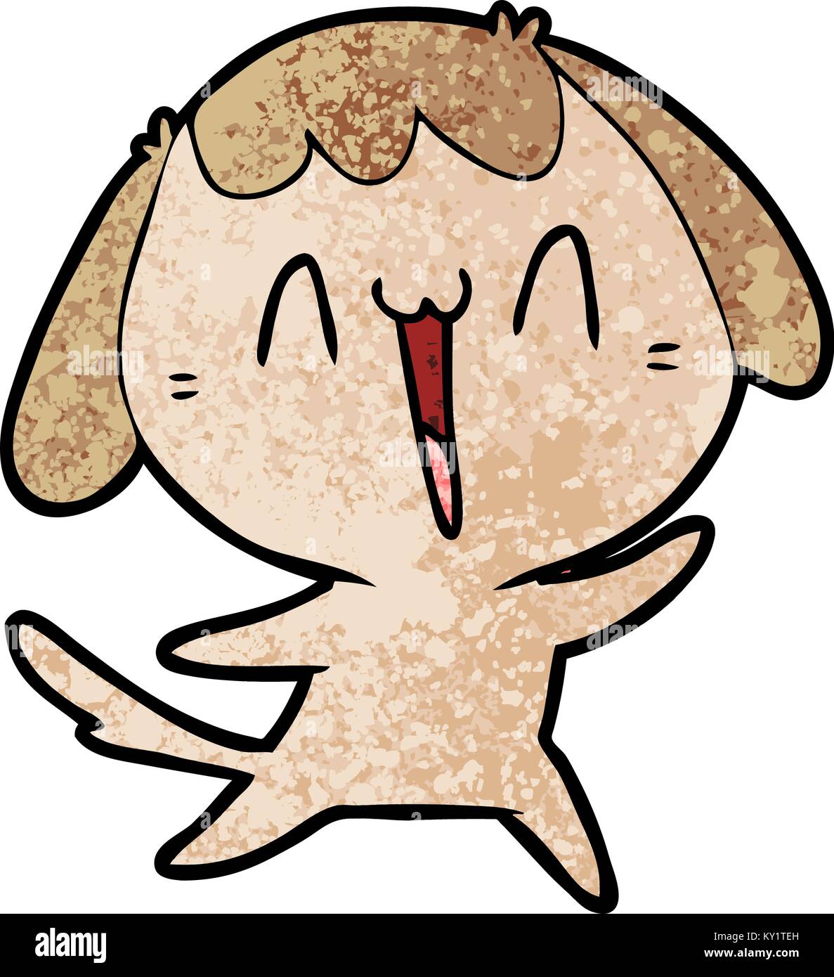 cute cartoon dog Stock Vector Image & Art - Alamy