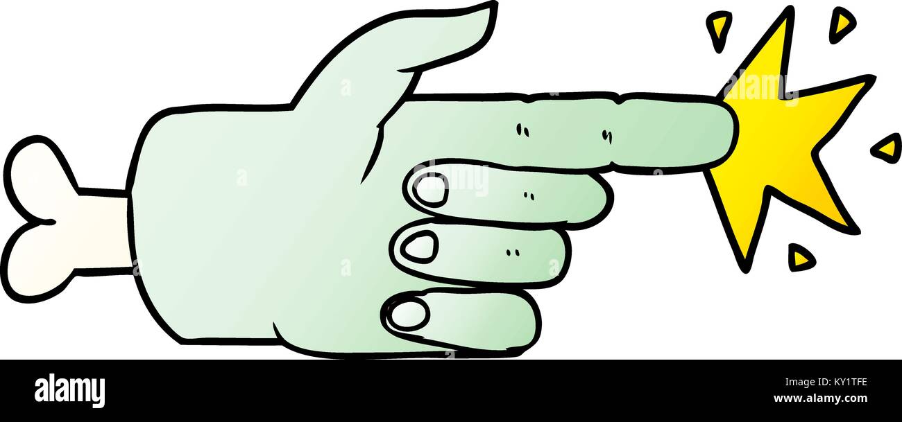 cartoon zombie hand pointing Stock Vector Image & Art - Alamy