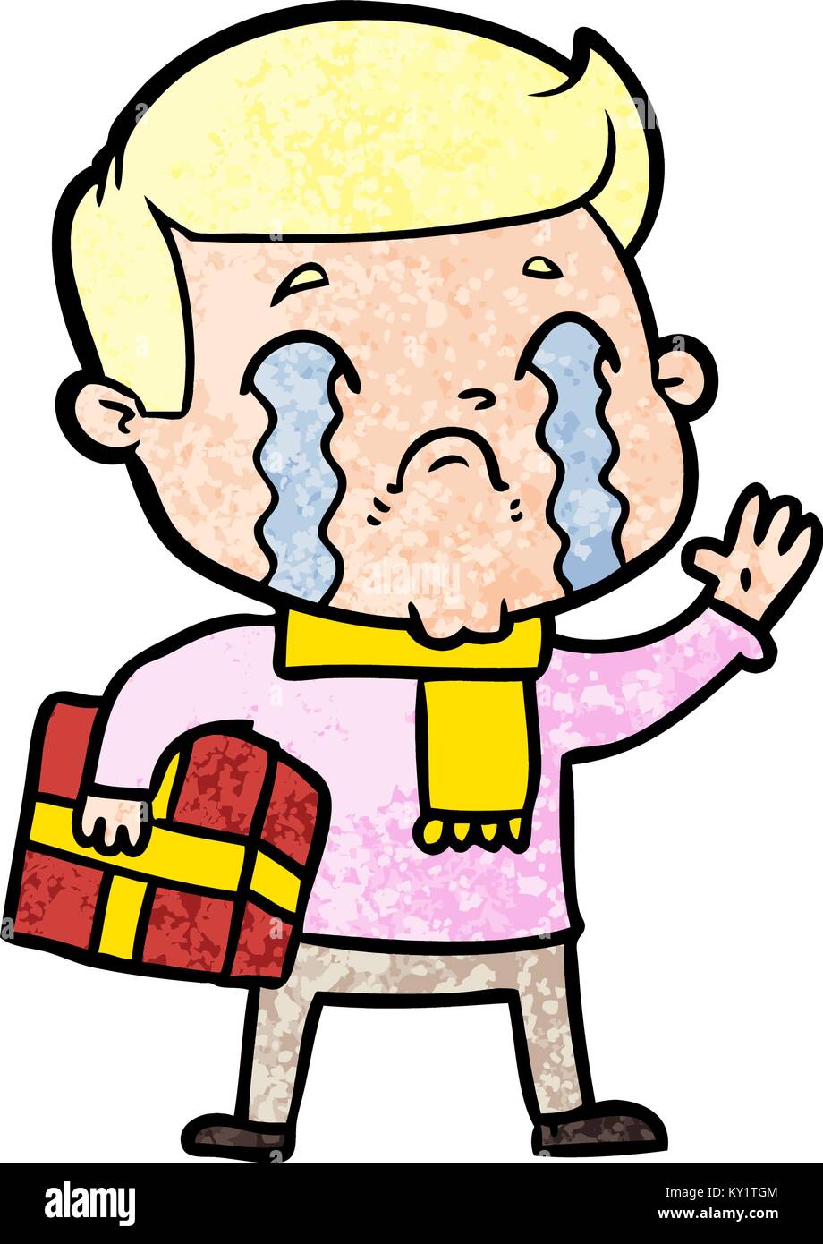 cartoon man crying Stock Vector Image & Art - Alamy
