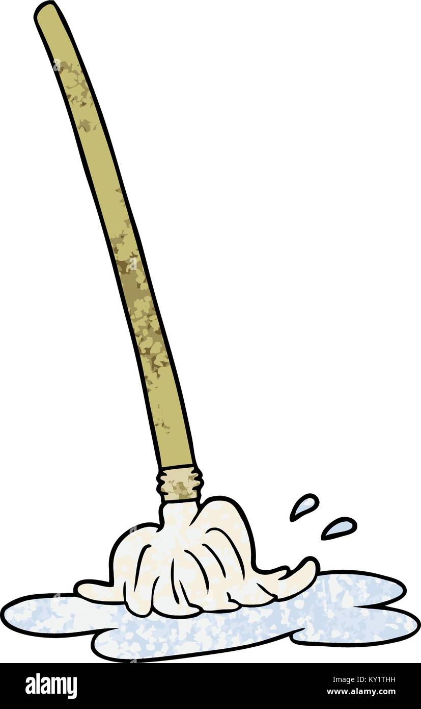 wet cartoon mop Stock Vector Image & Art - Alamy