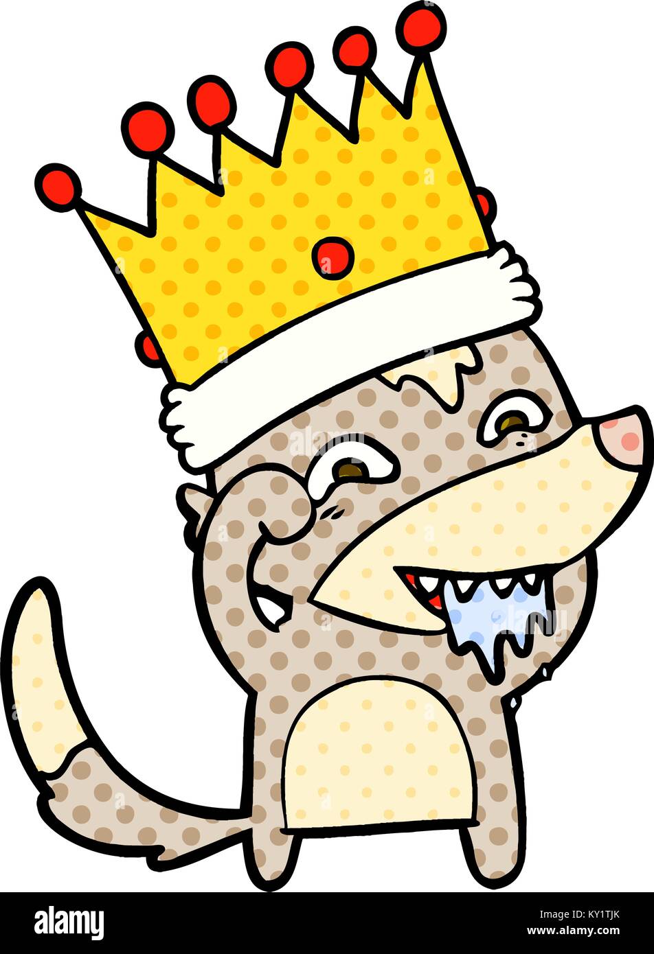 cartoon hungry wolf Stock Vector Image & Art - Alamy