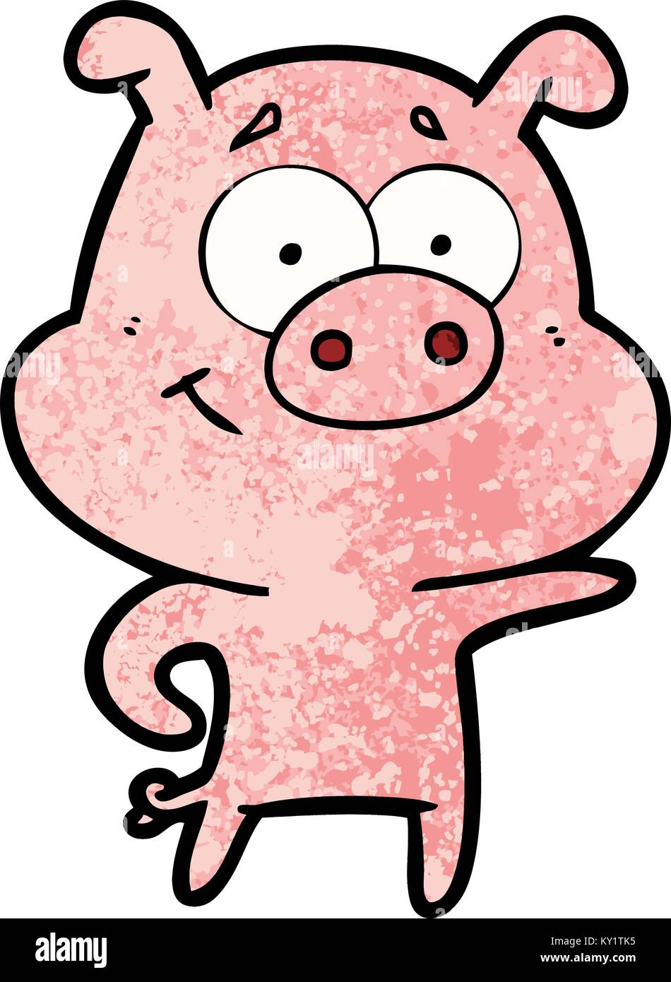 cartoon pig pointing Stock Vector Image & Art - Alamy