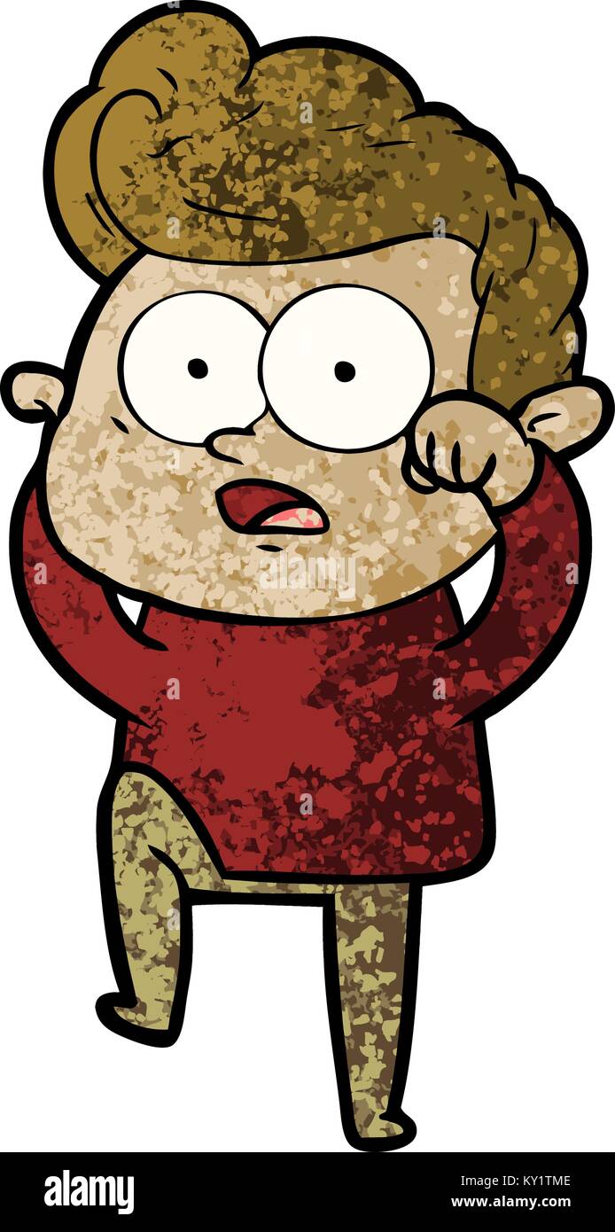 cartoon staring man Stock Vector Image & Art - Alamy