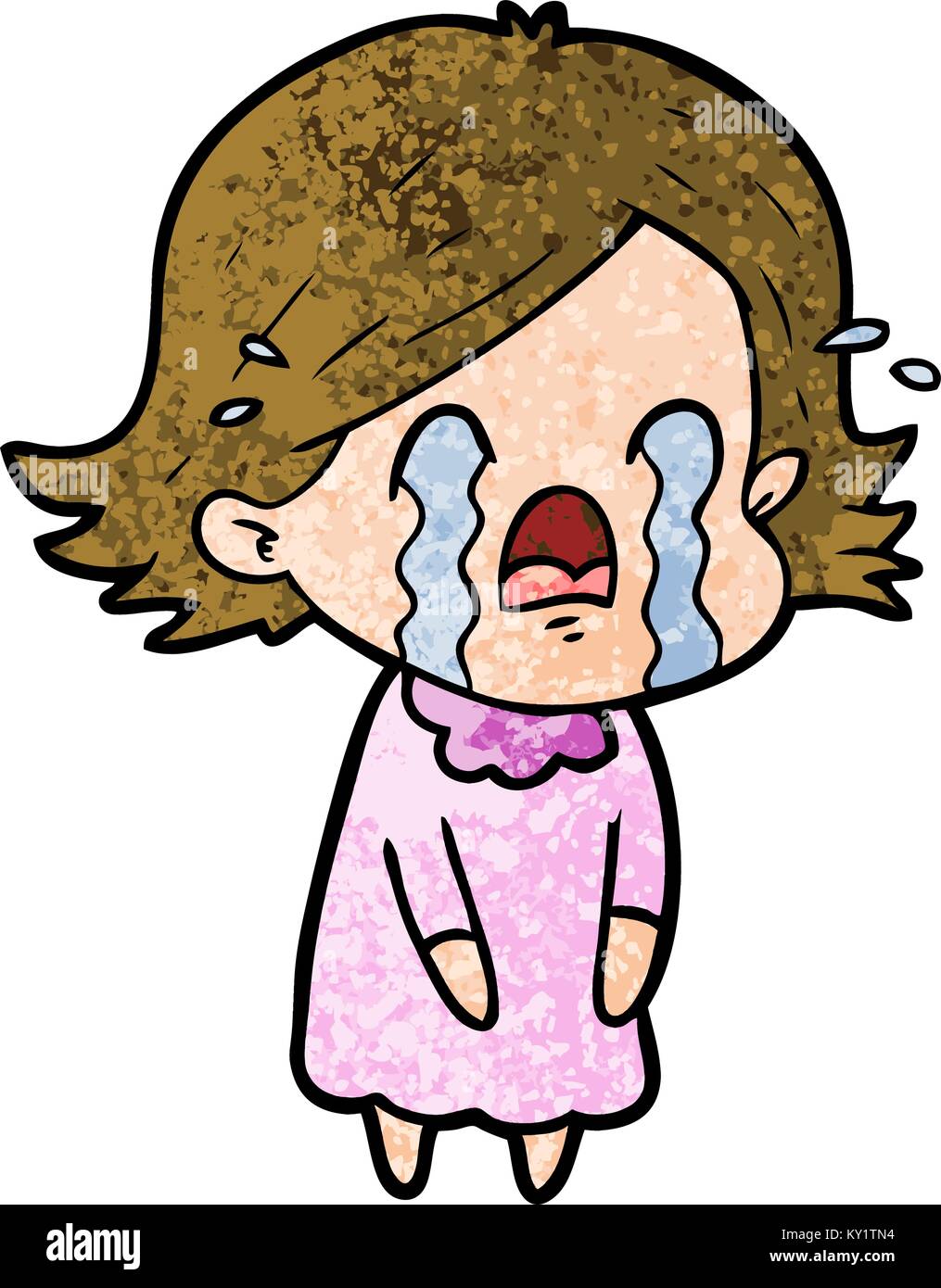 cartoon woman crying Stock Vector Image & Art - Alamy