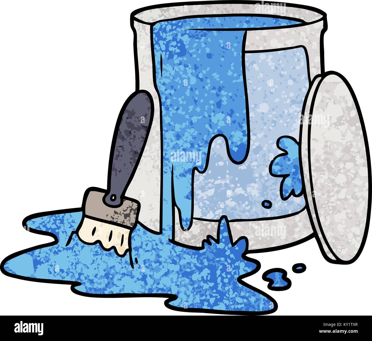 cartoon paint bucket Stock Vector Image & Art - Alamy