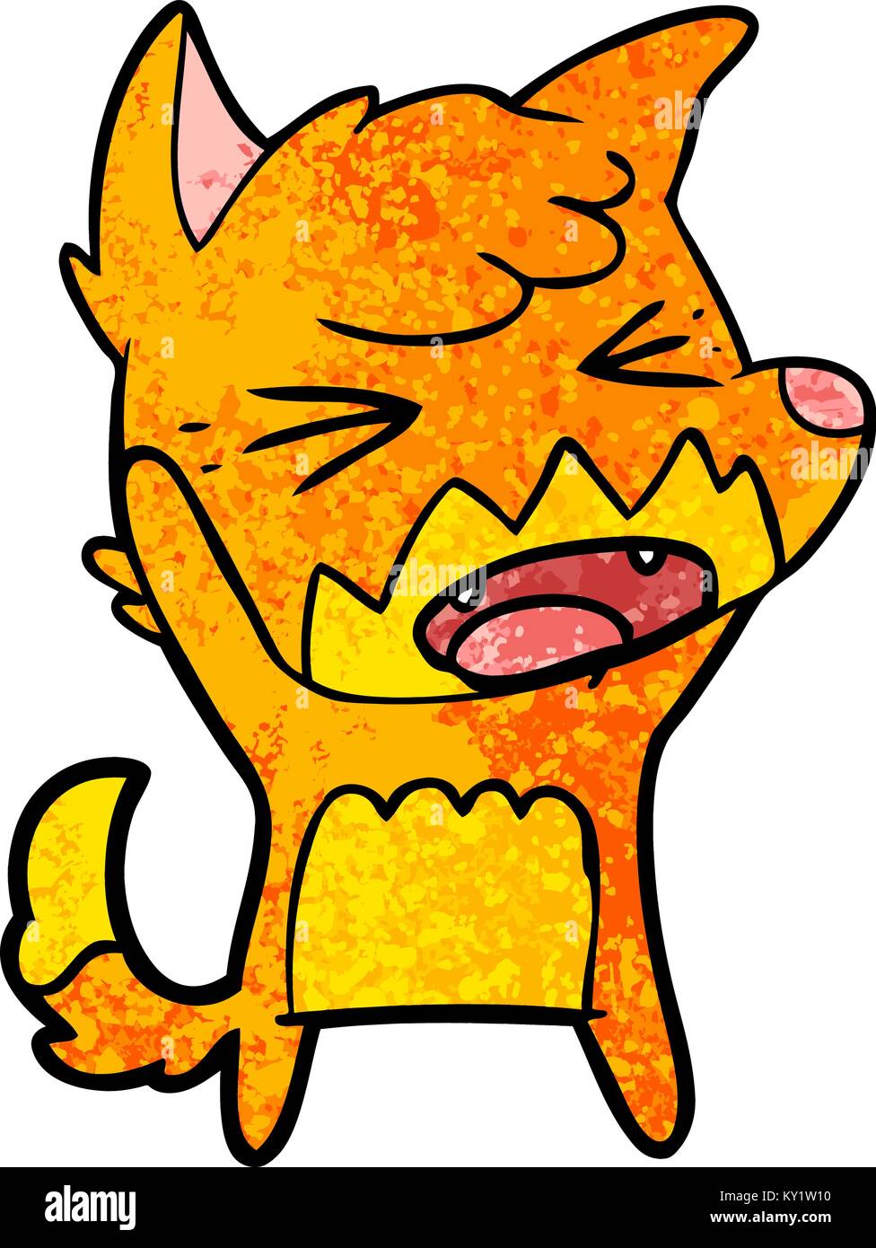 angry cartoon fox Stock Vector Image & Art - Alamy