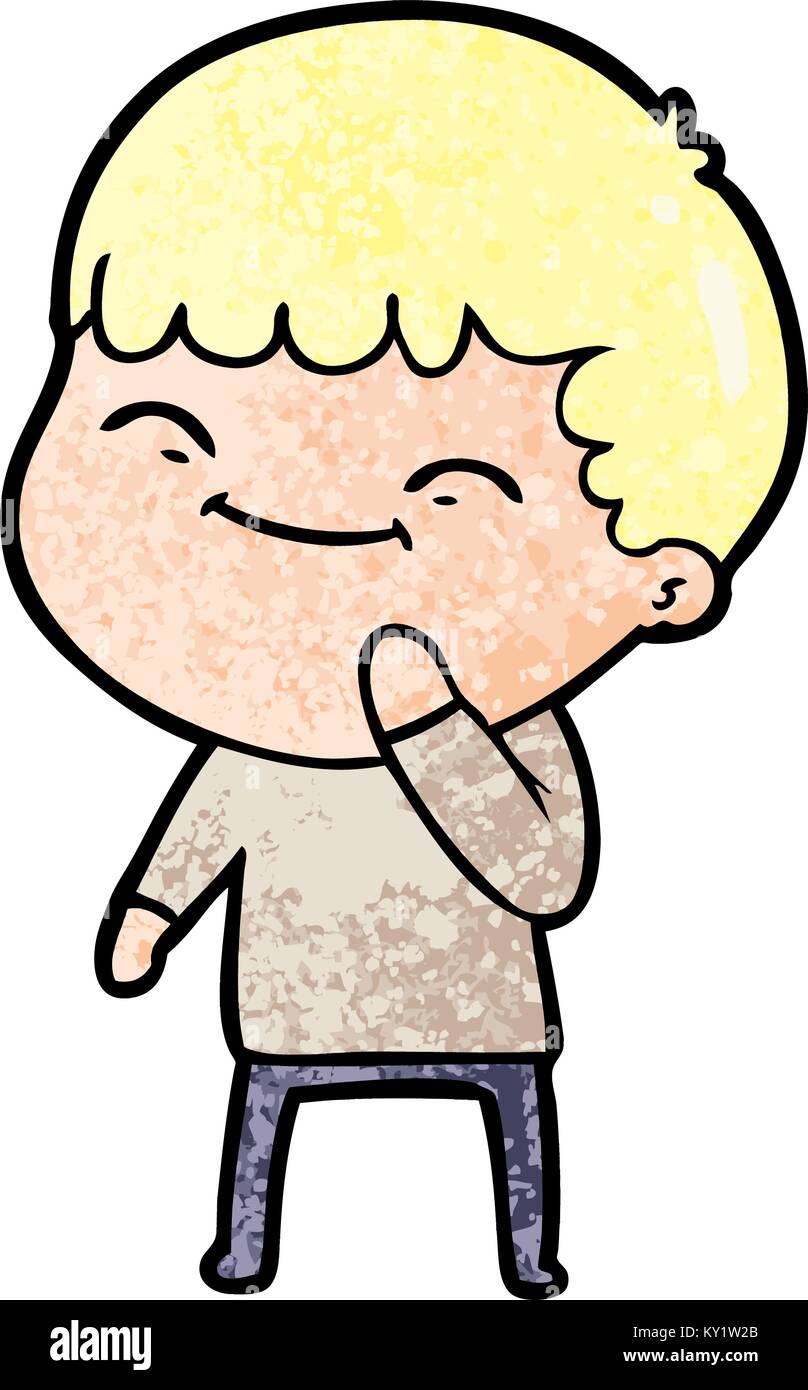 cartoon happy boy Stock Vector Image & Art - Alamy