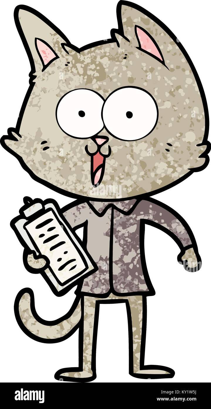 funny cartoon cat wearing shirt and tie Stock Vector Image & Art - Alamy