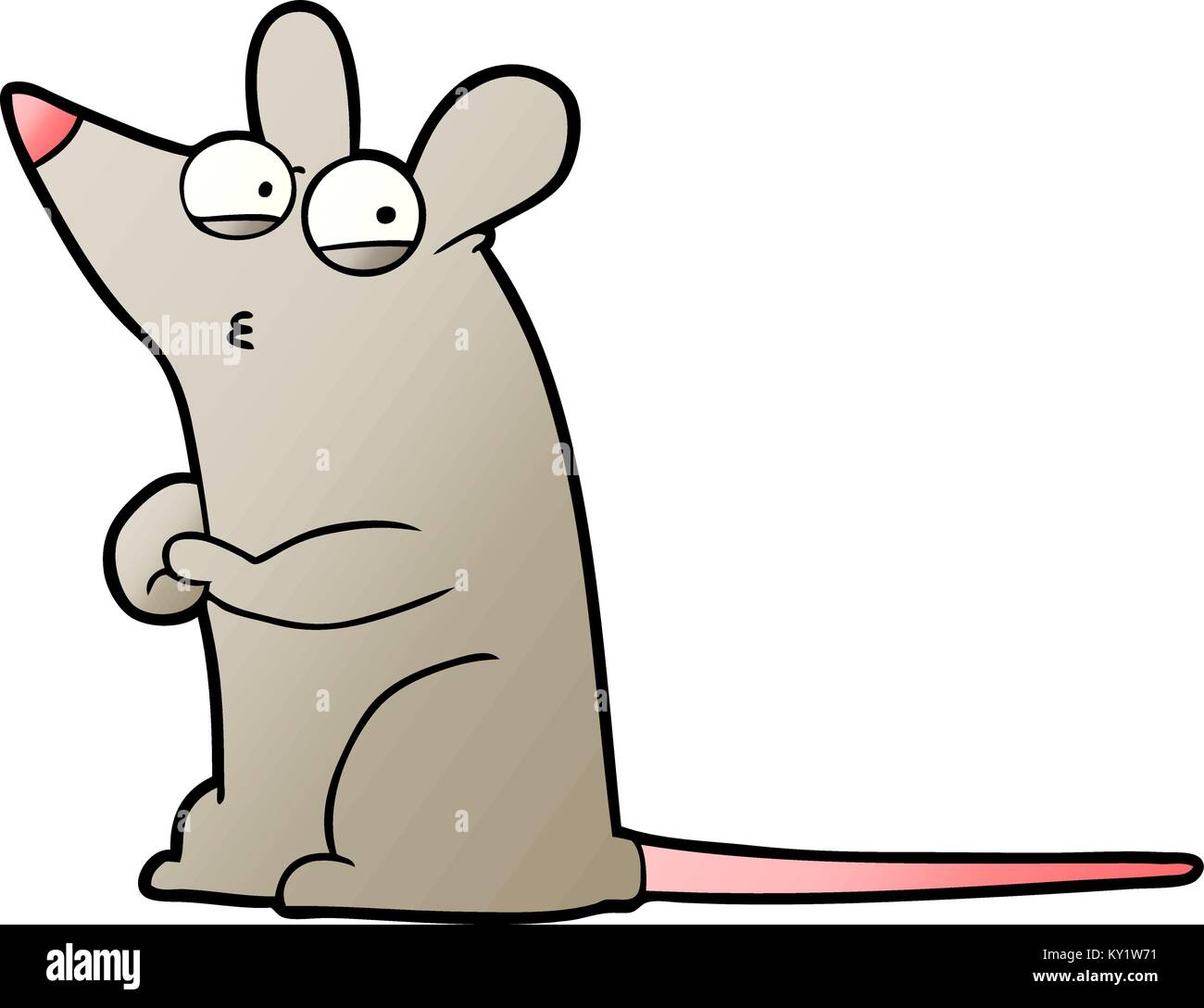 cartoon suspicious mouse Stock Vector Image & Art - Alamy