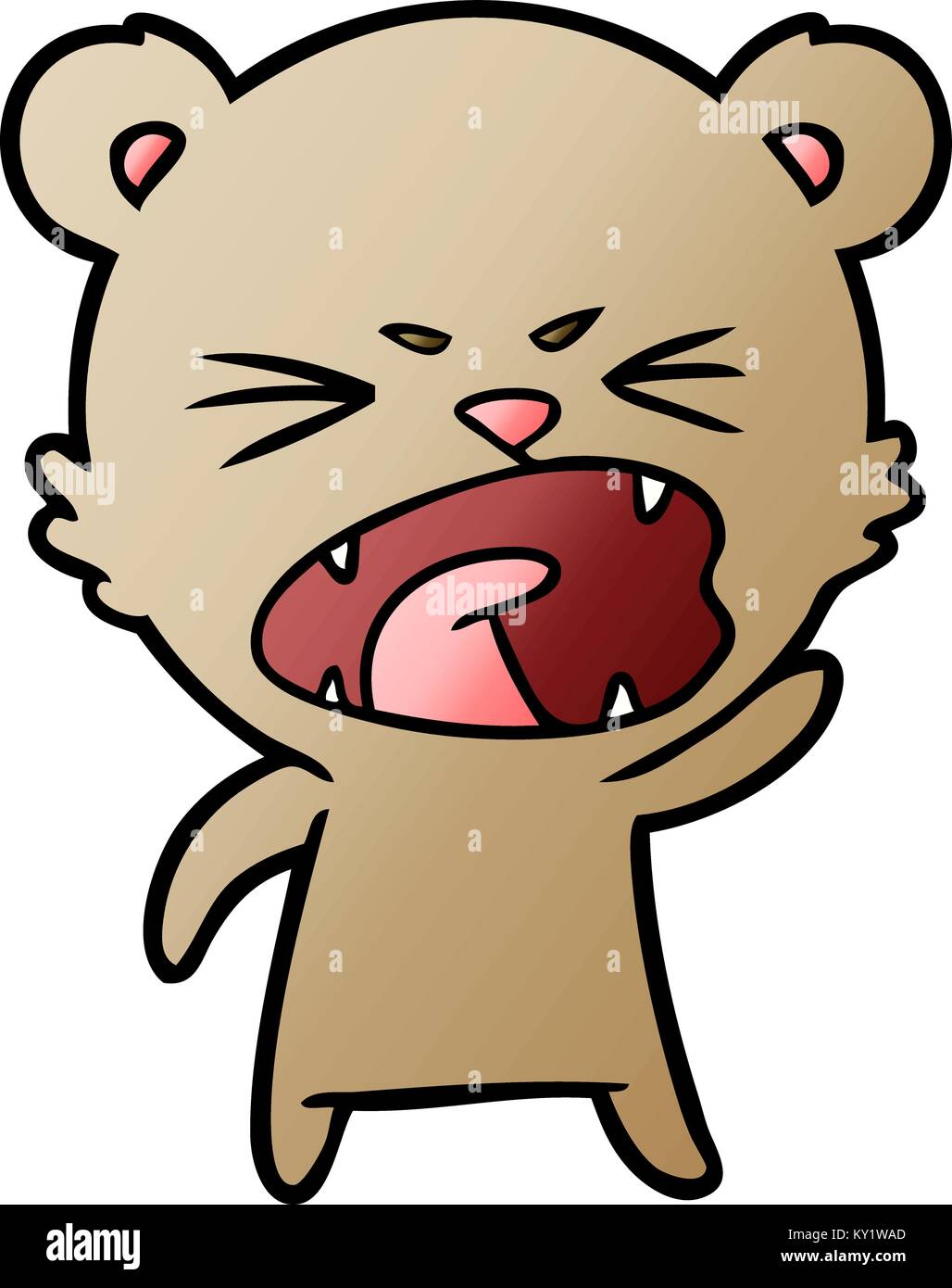 bear cartoon character Stock Vector Image & Art - Alamy