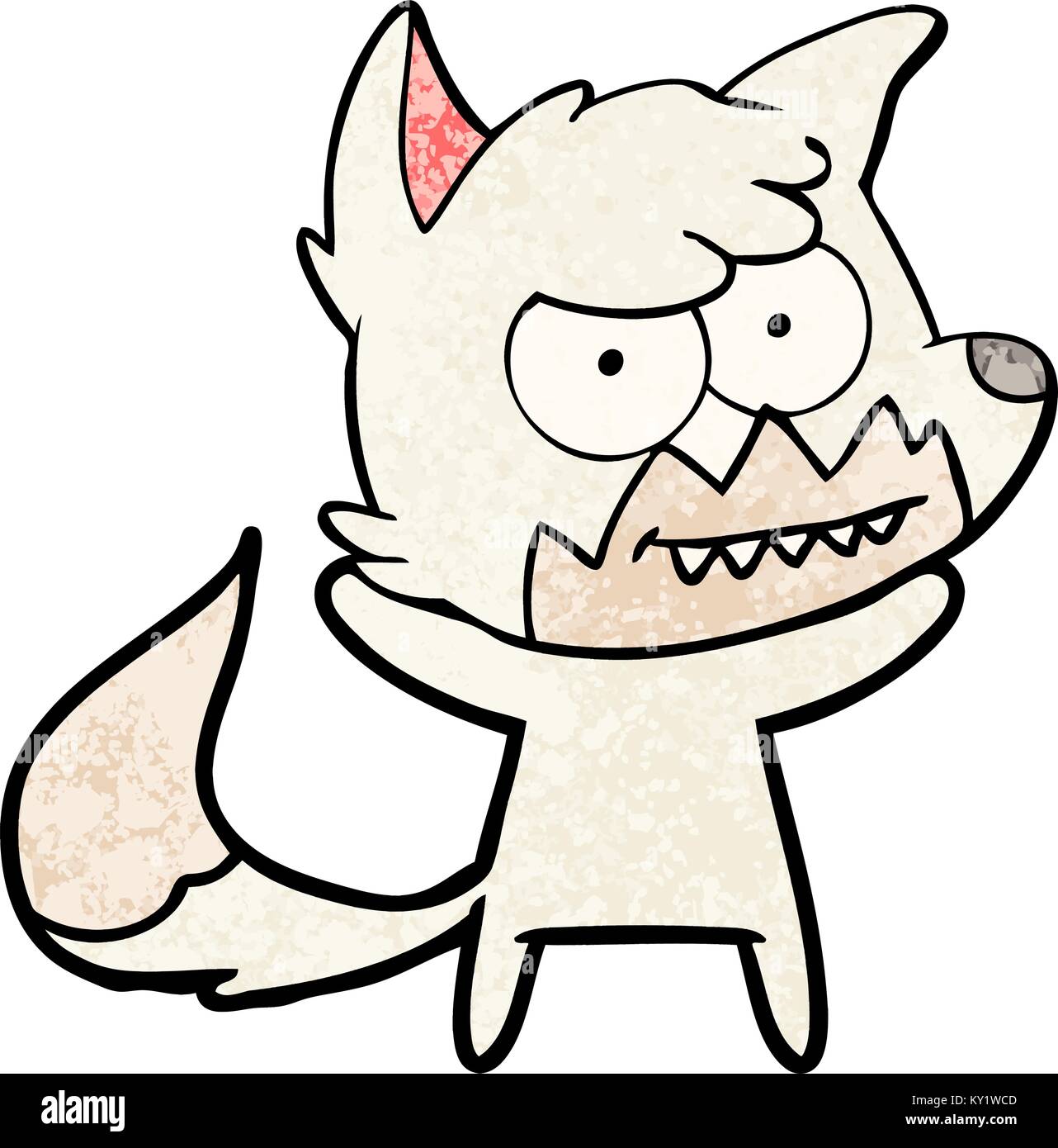 cartoon grinning fox Stock Vector Image & Art - Alamy