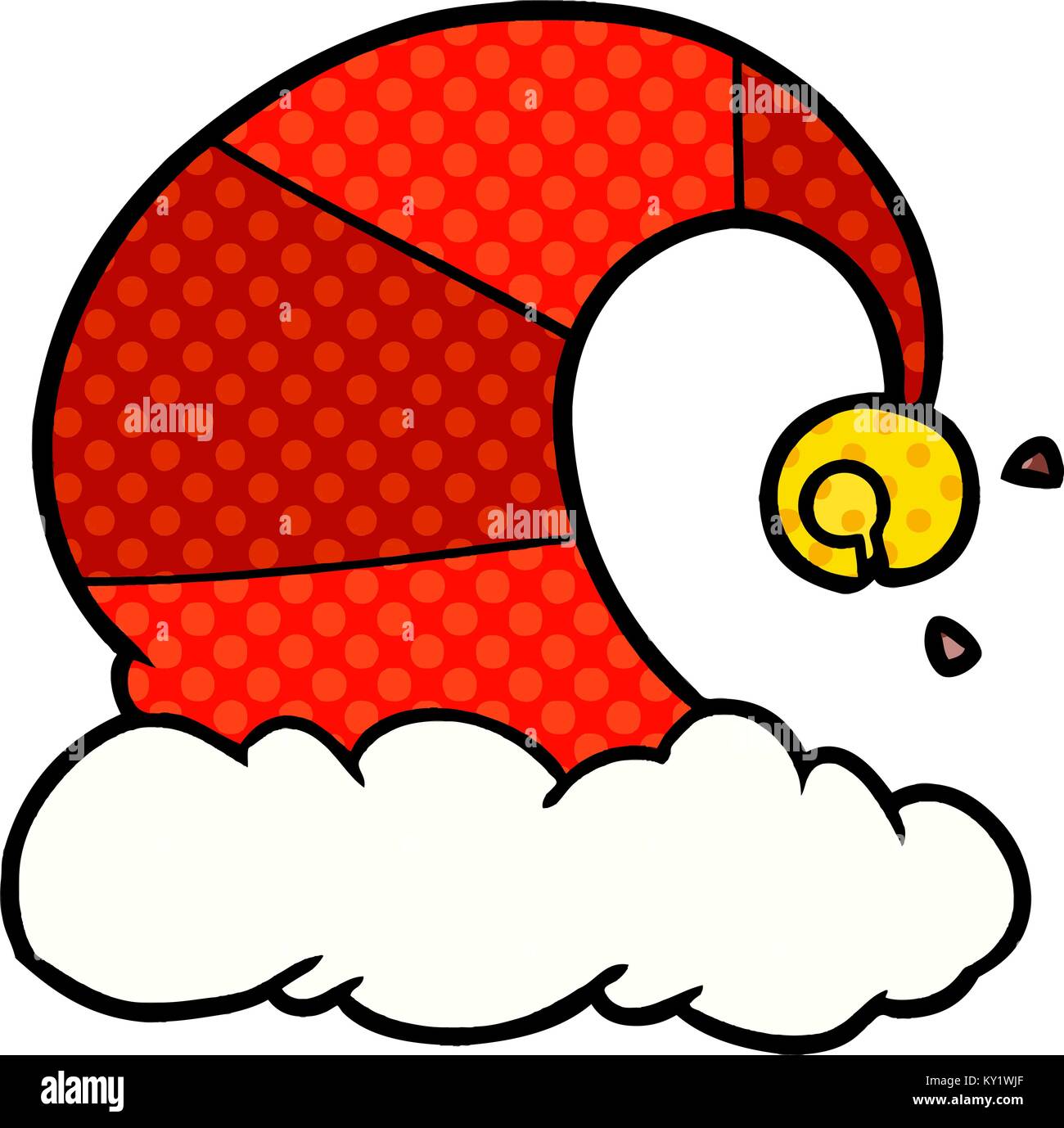 cartoon christmas hat Stock Vector Image & Art - Alamy