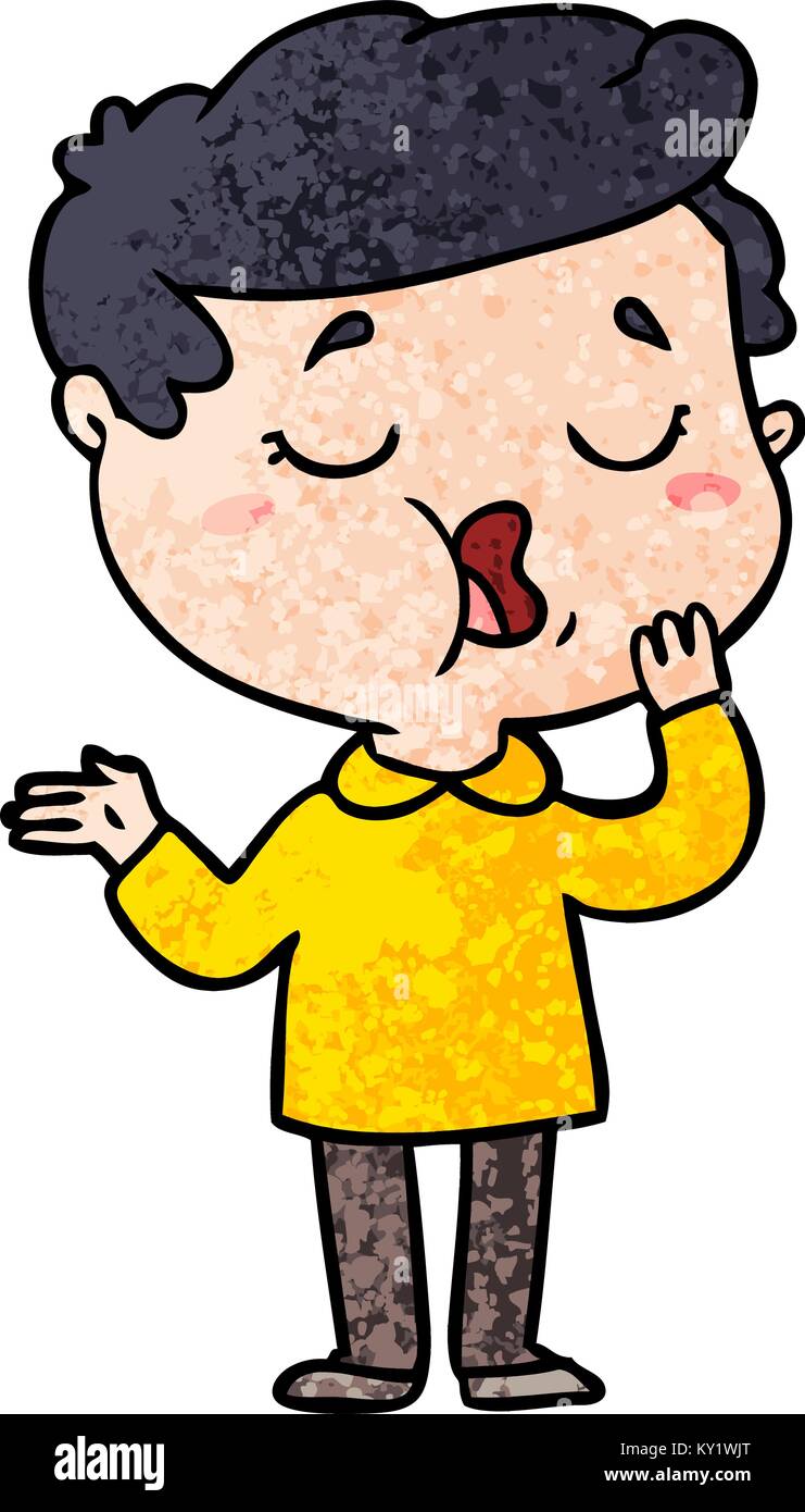 cartoon man talking Stock Vector Image & Art - Alamy