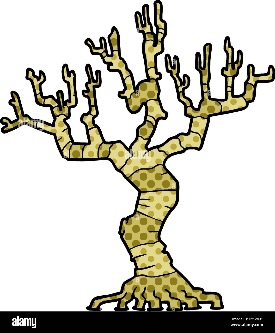 cartoon dead tree Stock Vector Image & Art - Alamy