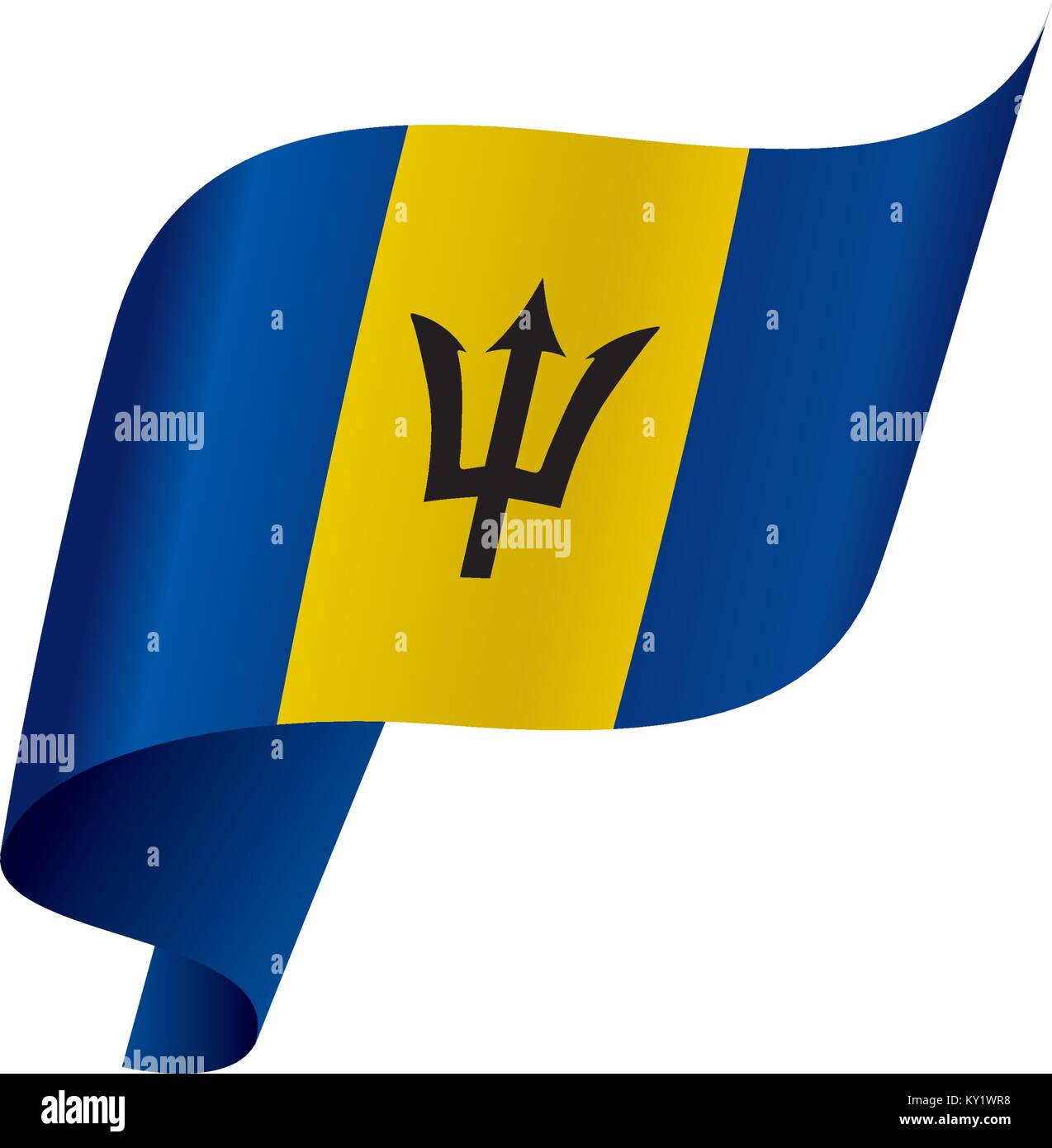 Barbados flag, vector illustration Stock Vector Image & Art - Alamy