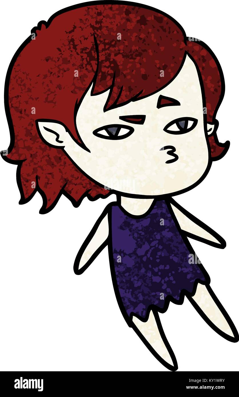 cartoon vampire girl Stock Vector Image & Art - Alamy