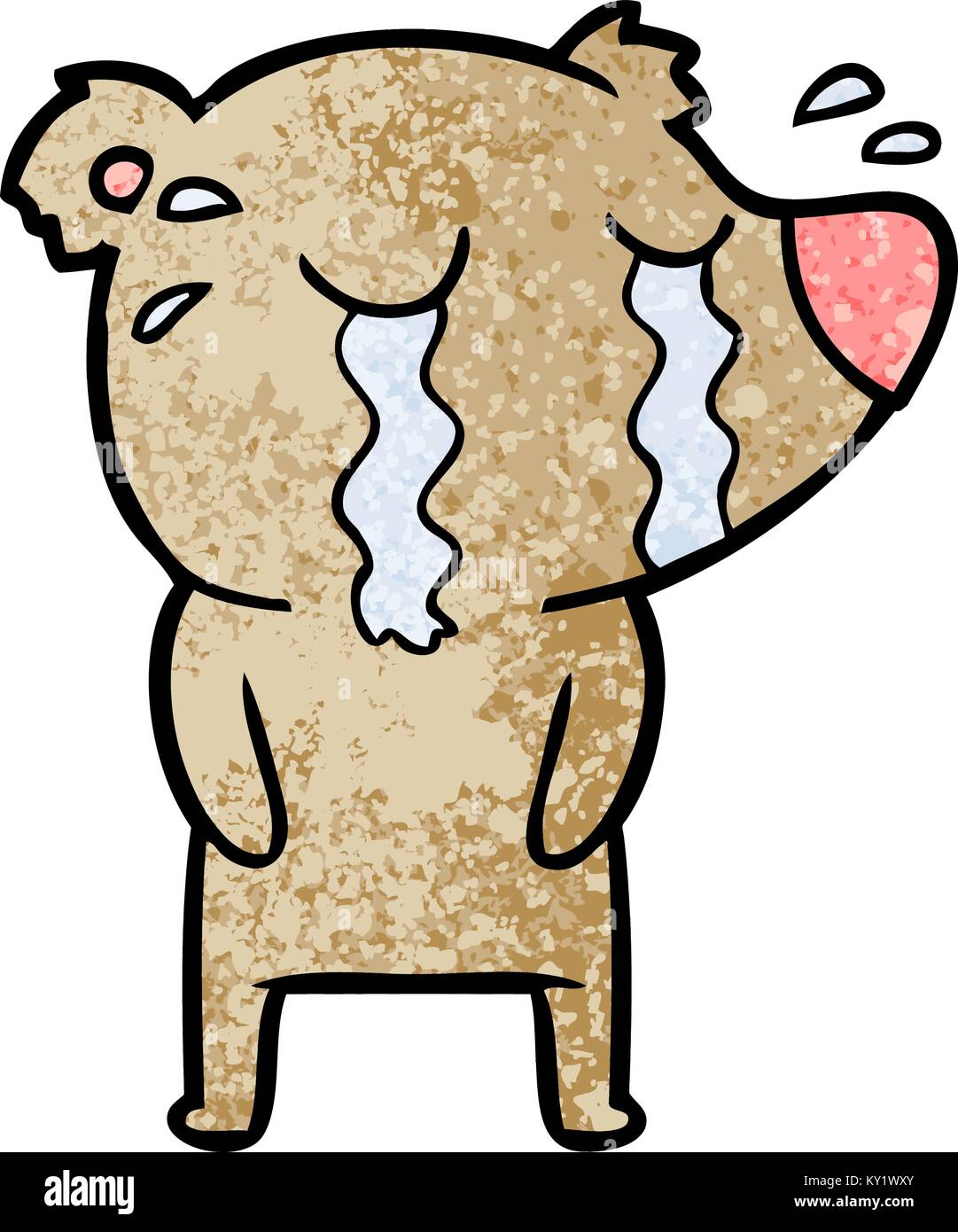 cartoon crying bear Stock Vector Image & Art - Alamy