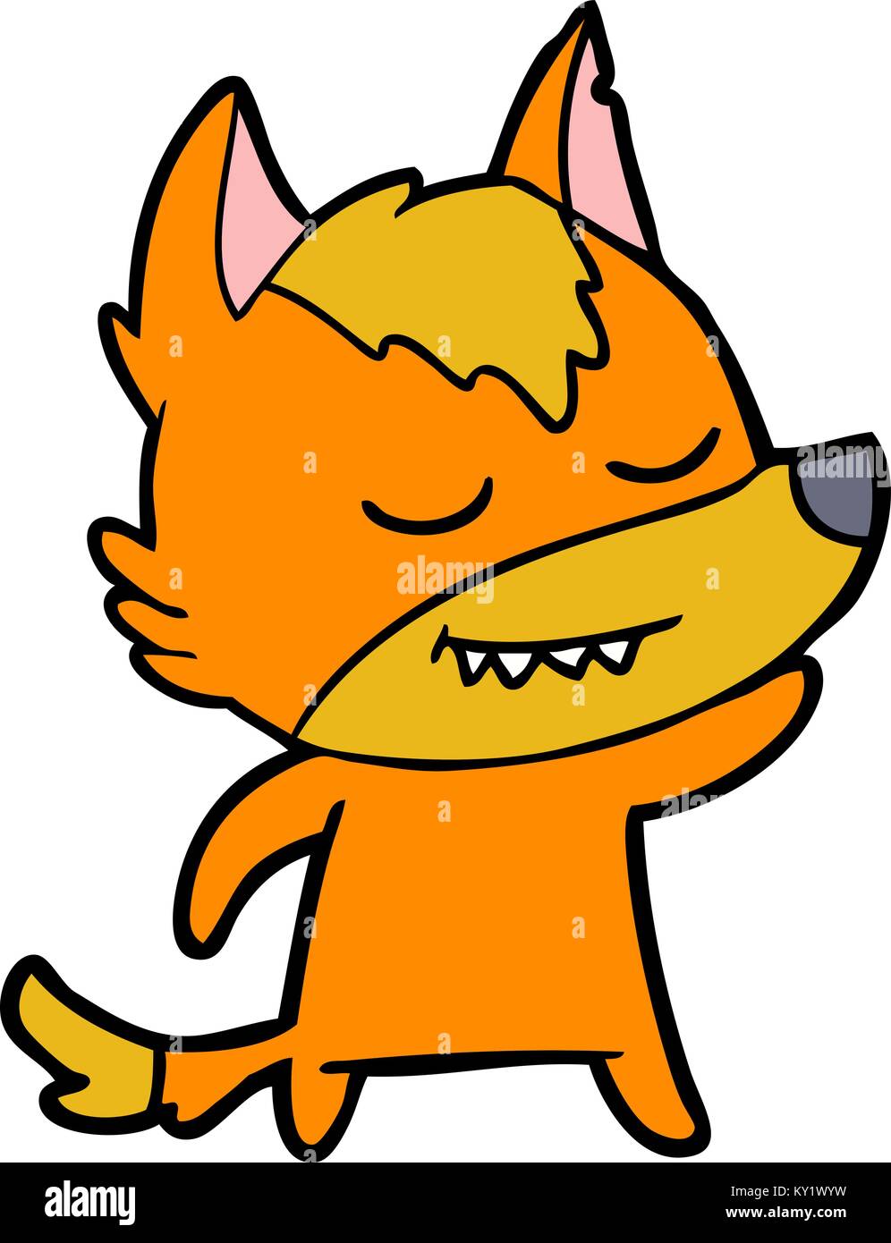 fox cartoon character Stock Vector Image & Art - Alamy