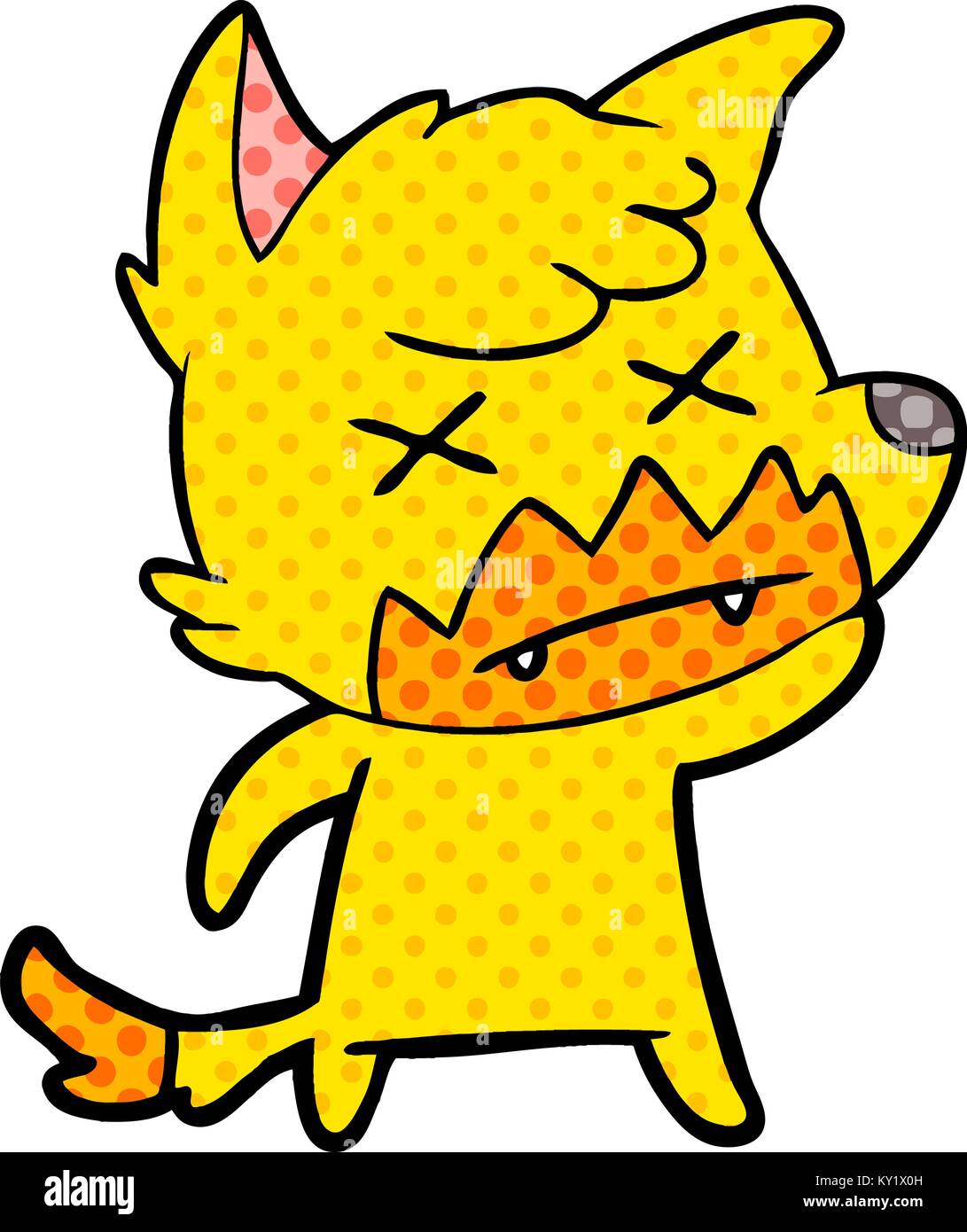dead fox cartoon character Stock Vector Image & Art - Alamy