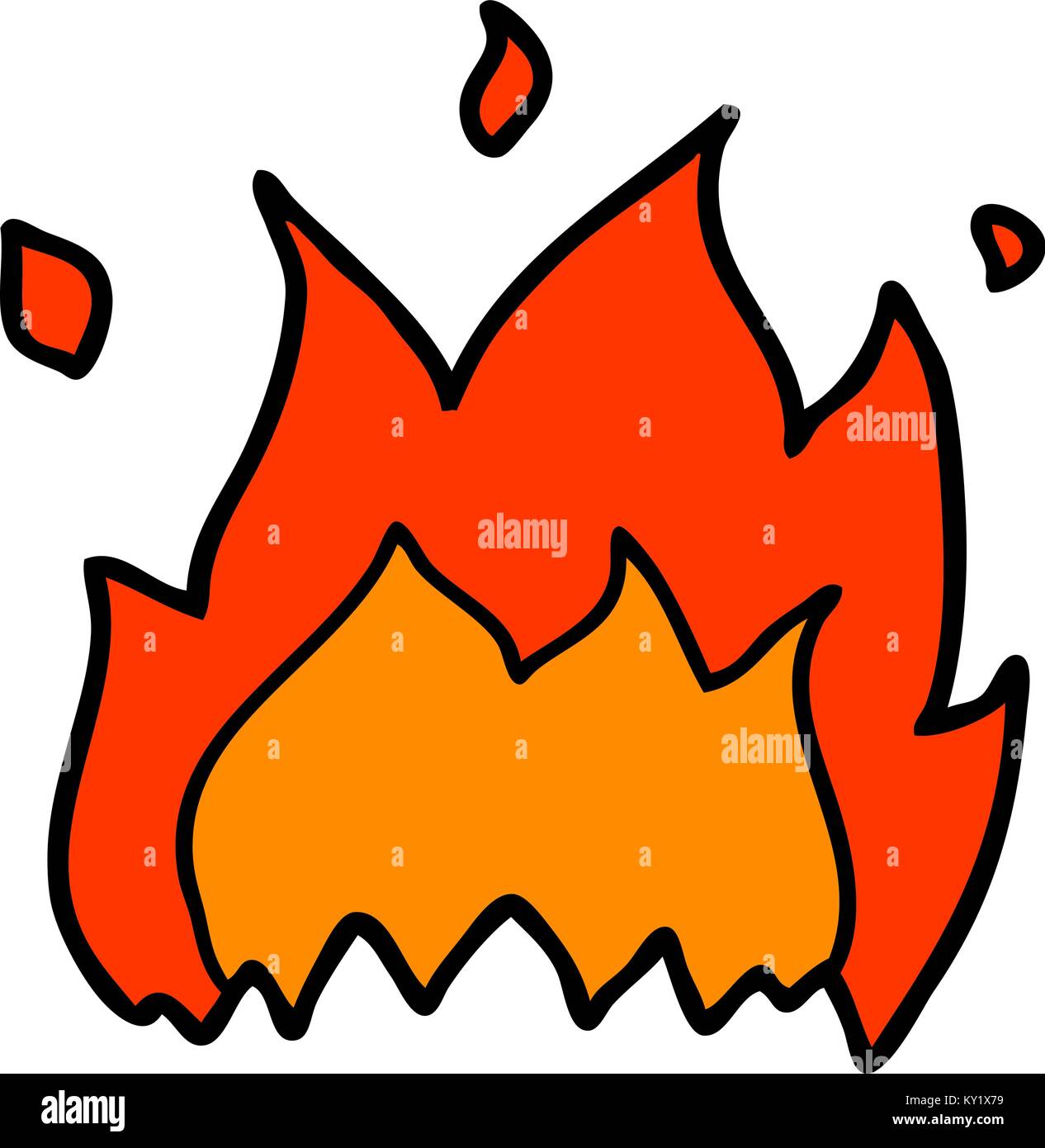 Cartoon Flames High Resolution Stock Photography and Images - Alamy