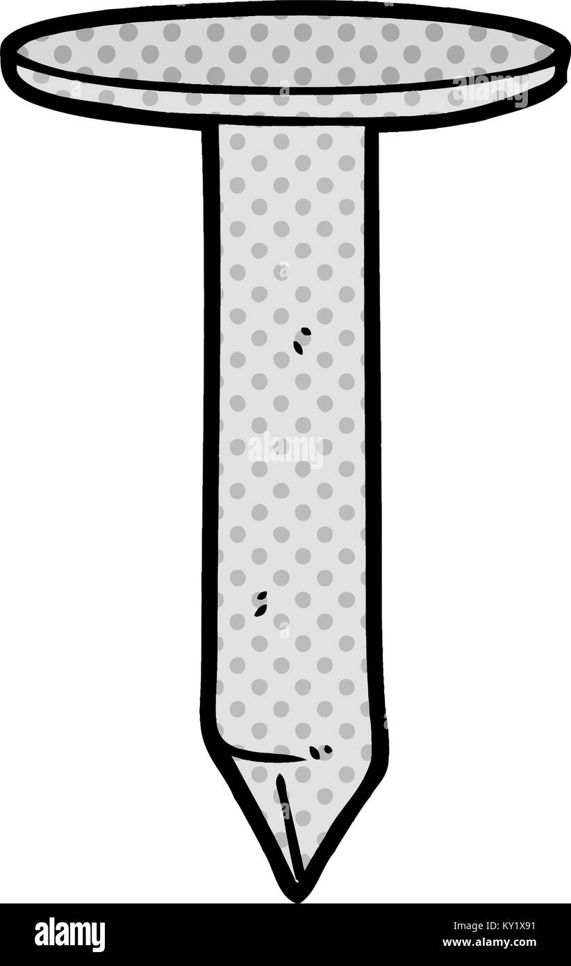 Freehand drawn cartoon nail hi-res stock photography and images - Alamy