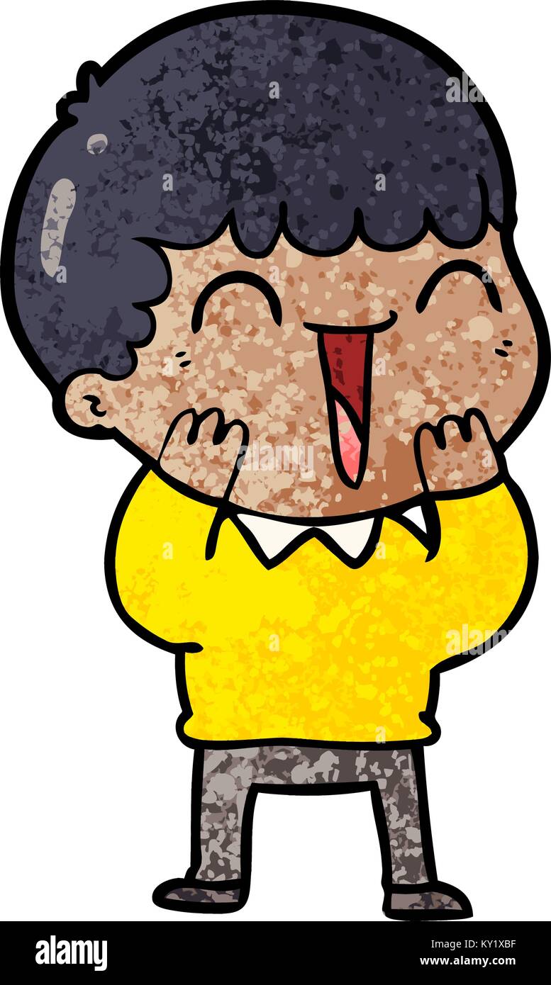 cartoon happy man Stock Vector Image & Art - Alamy