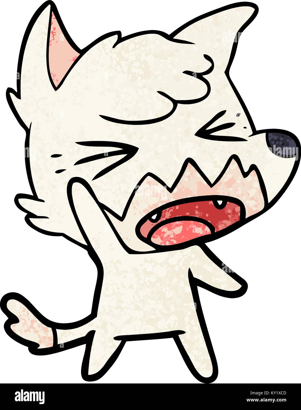 angry cartoon fox Stock Vector Image & Art - Alamy