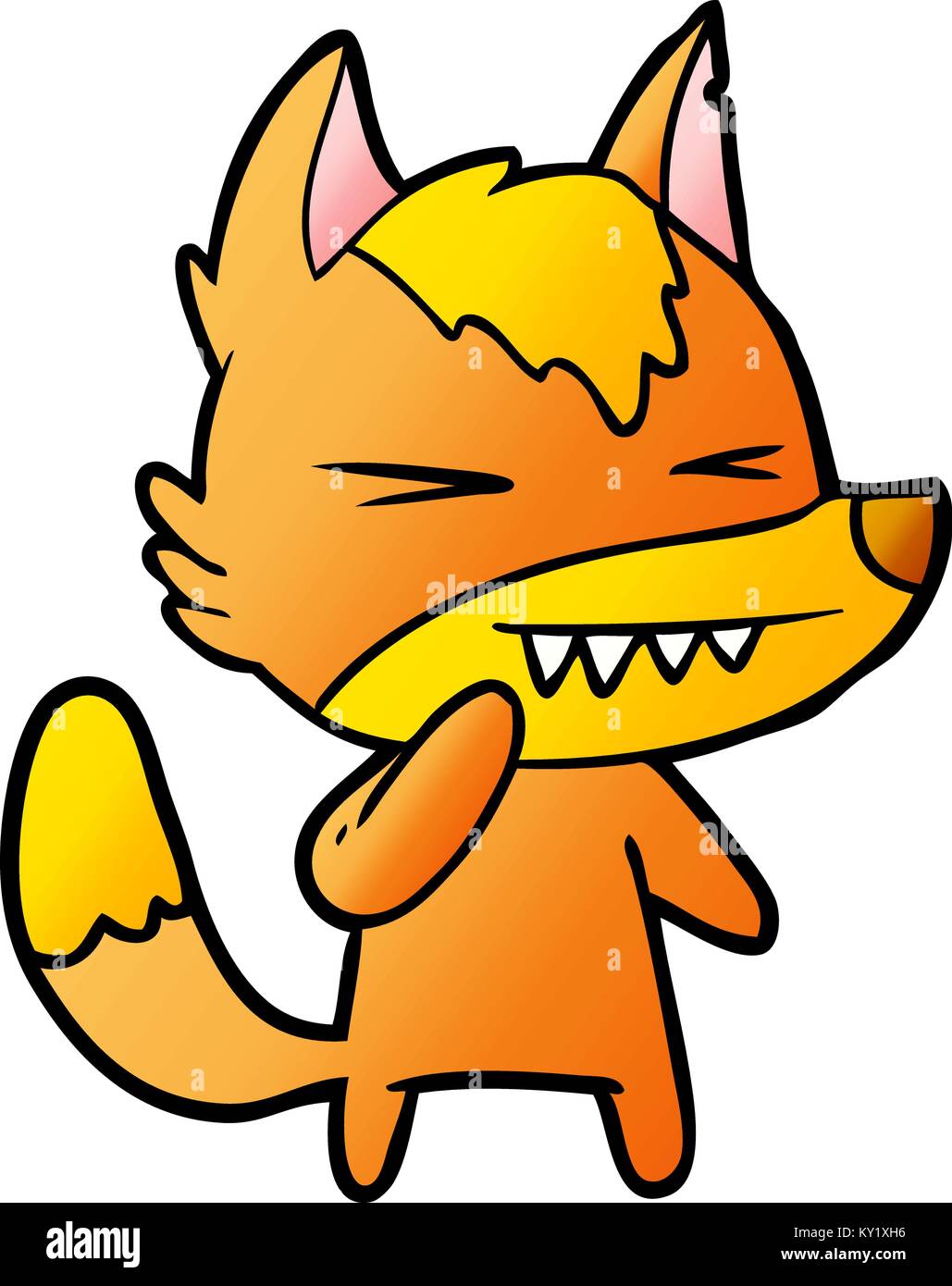 fox cartoon character Stock Vector Image & Art - Alamy