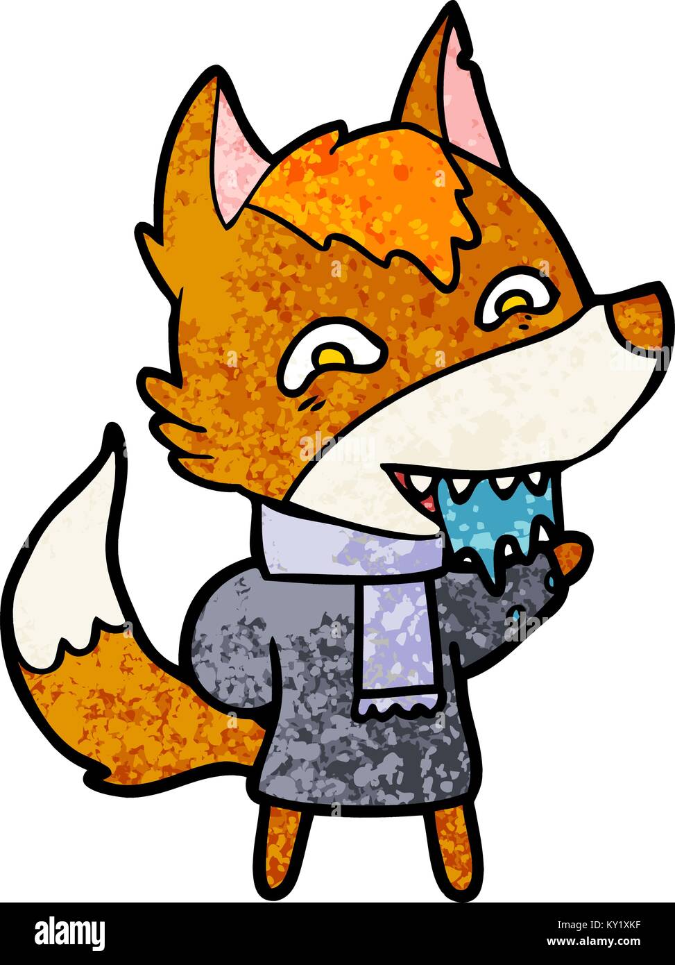 fox cartoon character Stock Vector Image & Art - Alamy