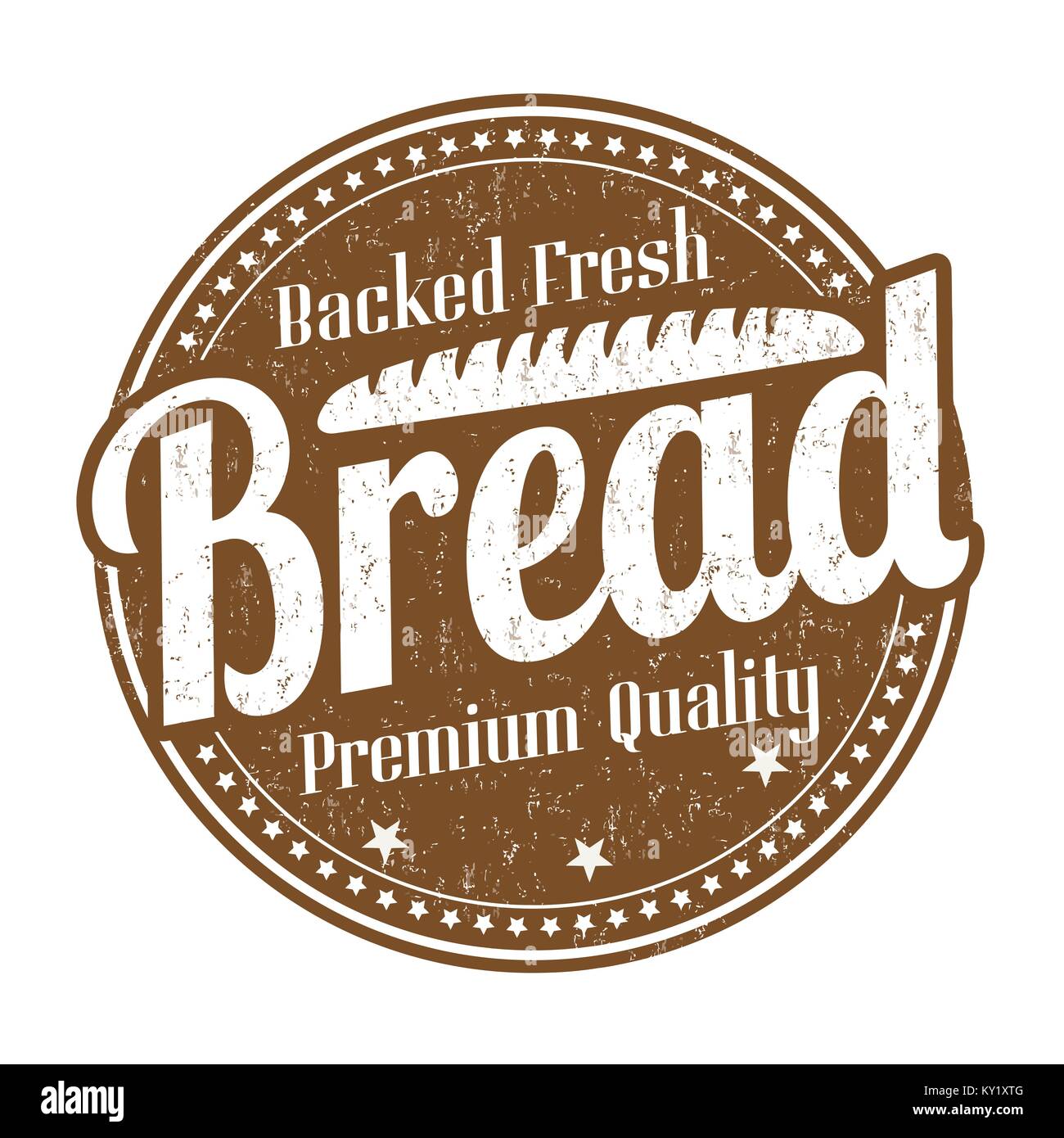 Bread grunge rubber stamp on white background, vector illustration ...