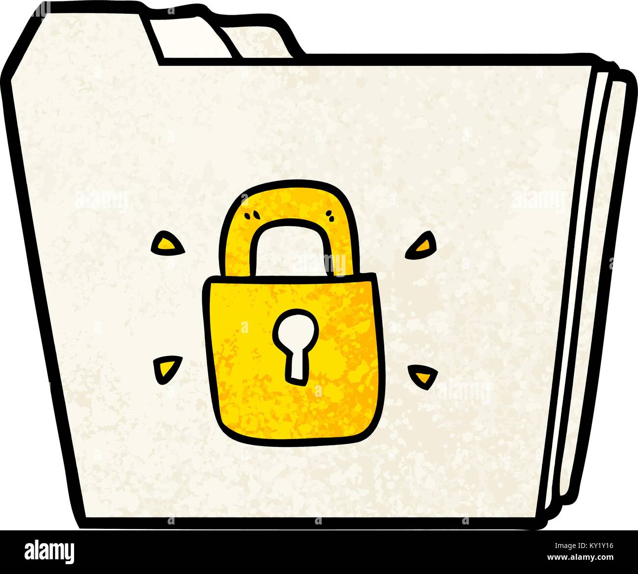 cartoon locked files Stock Vector Image & Art - Alamy