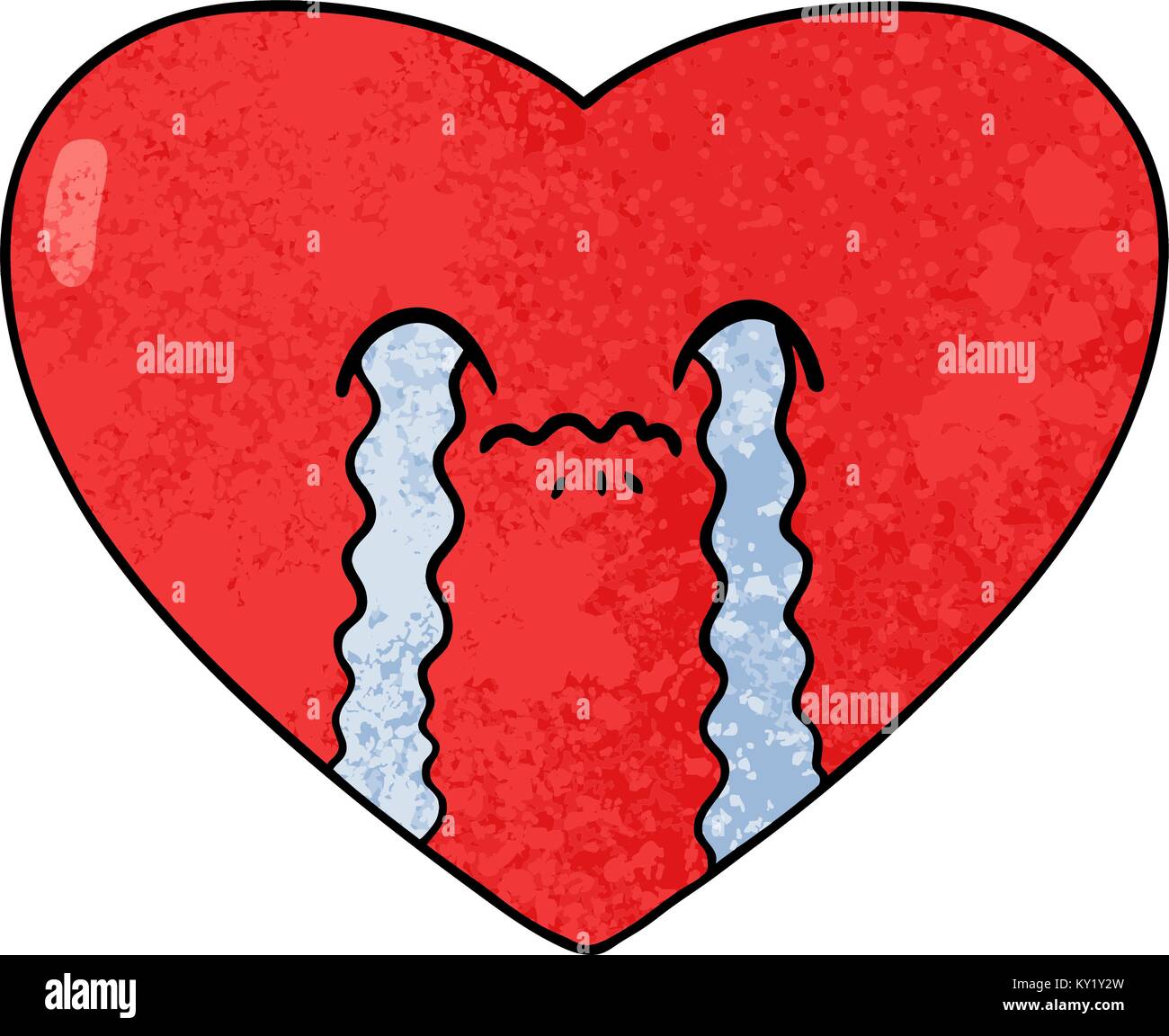 cartoon love sick heart Stock Vector Image & Art - Alamy