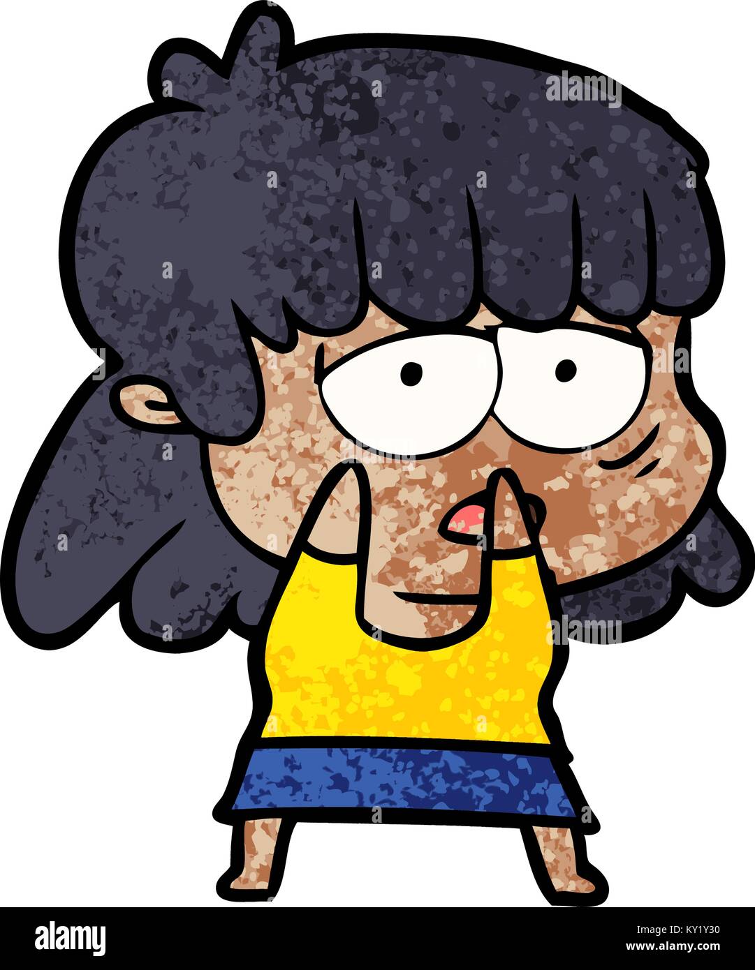 cartoon tired woman Stock Vector Image & Art - Alamy