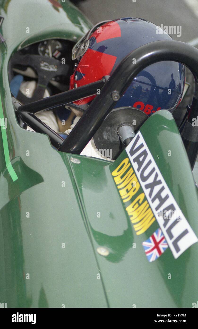 Oliver Gavin in the Formula Vauxhall Lotus support race at the 1992 ...