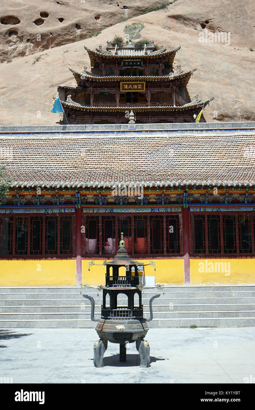 ZHANGYE, CHINA - CIRCA MAY 2017 Matisi monastery Stock Photo - Alamy