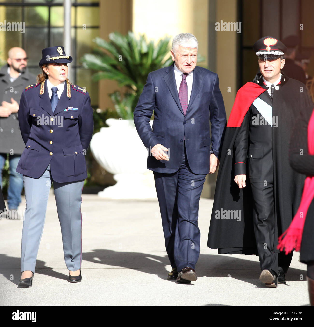 The Naples Police Chief Antonio De Lesu. Naples, Italy - Naples: change ...