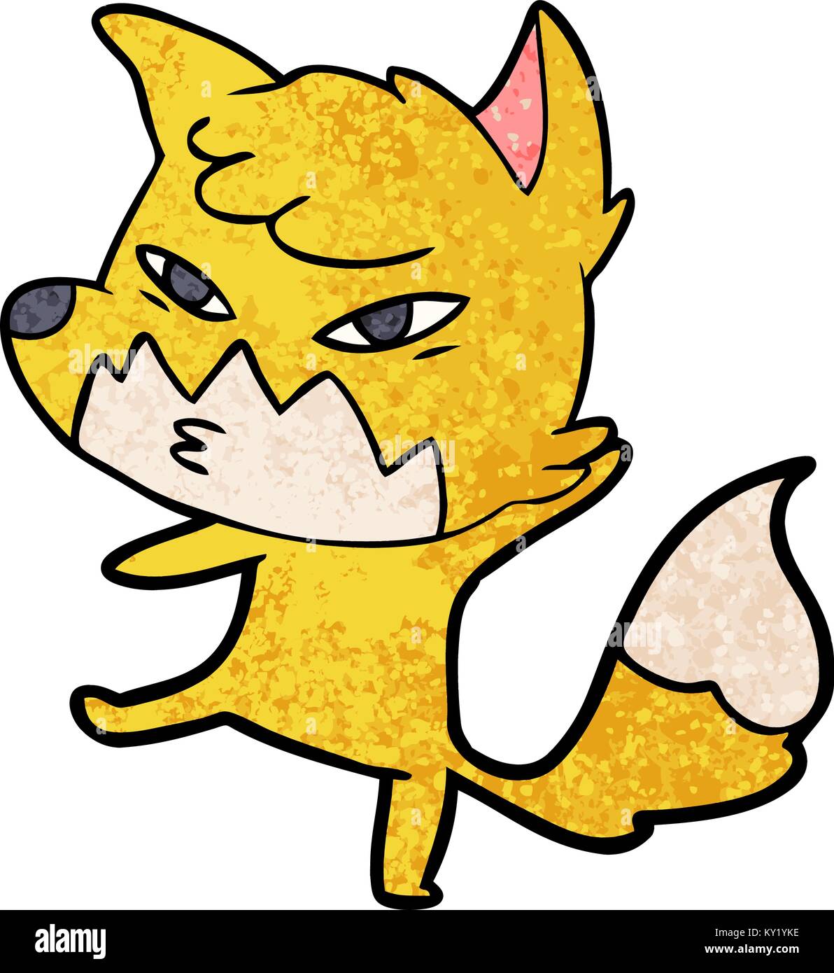 clever cartoon fox Stock Vector Image & Art - Alamy