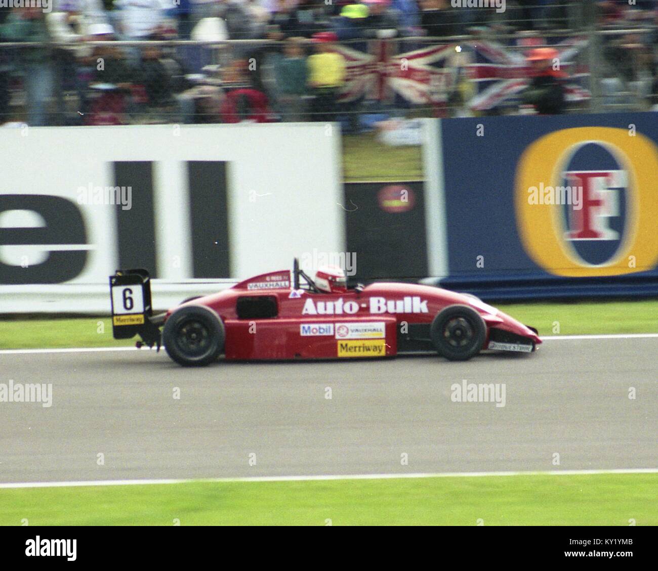 Gareth Rees in the Formula Vauxhall Lotus support race at the 1992 ...