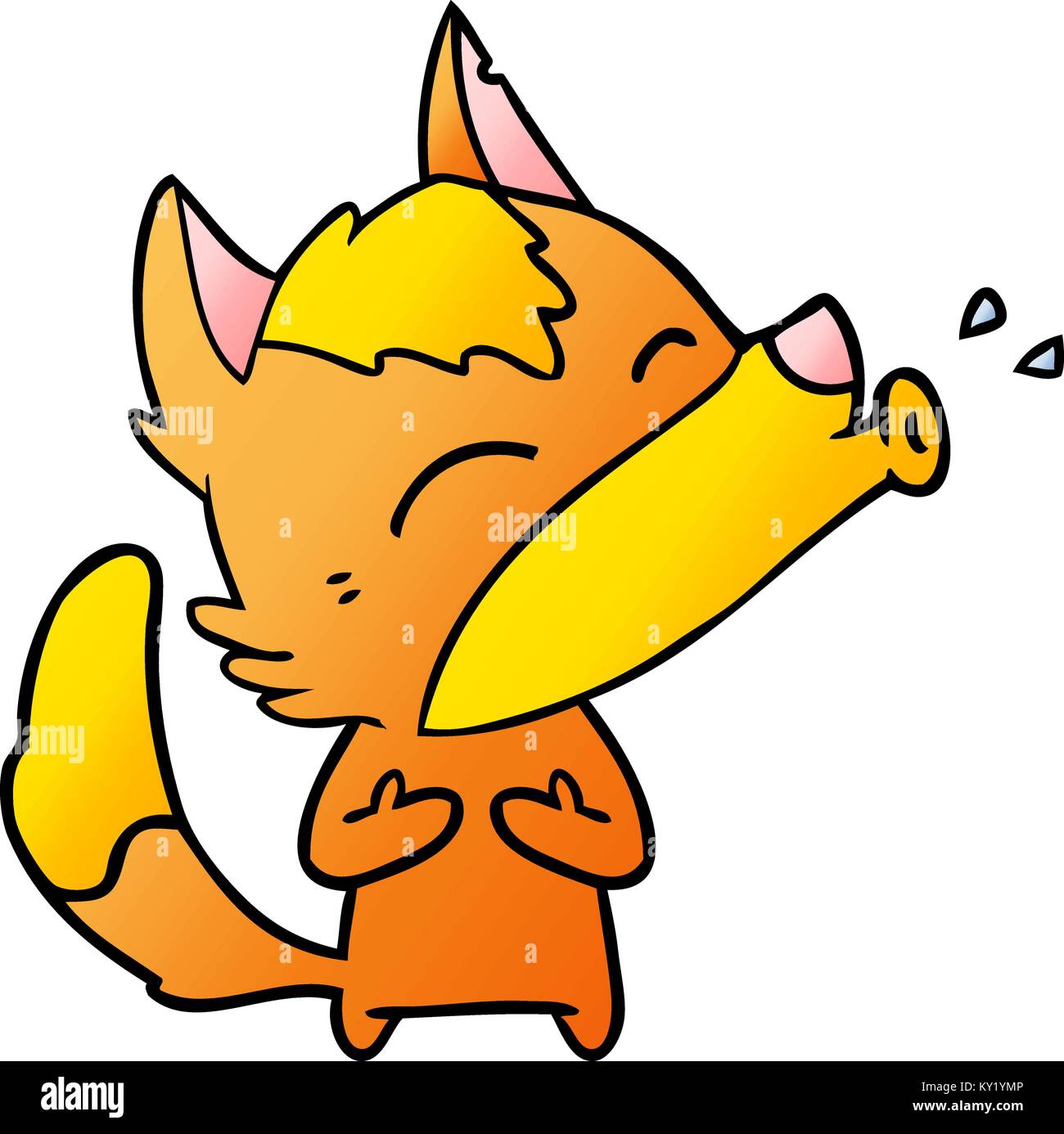 fox cartoon character Stock Vector Image & Art - Alamy