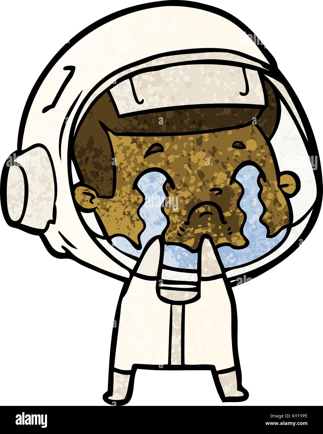 cartoon crying astronaut Stock Vector Image & Art - Alamy